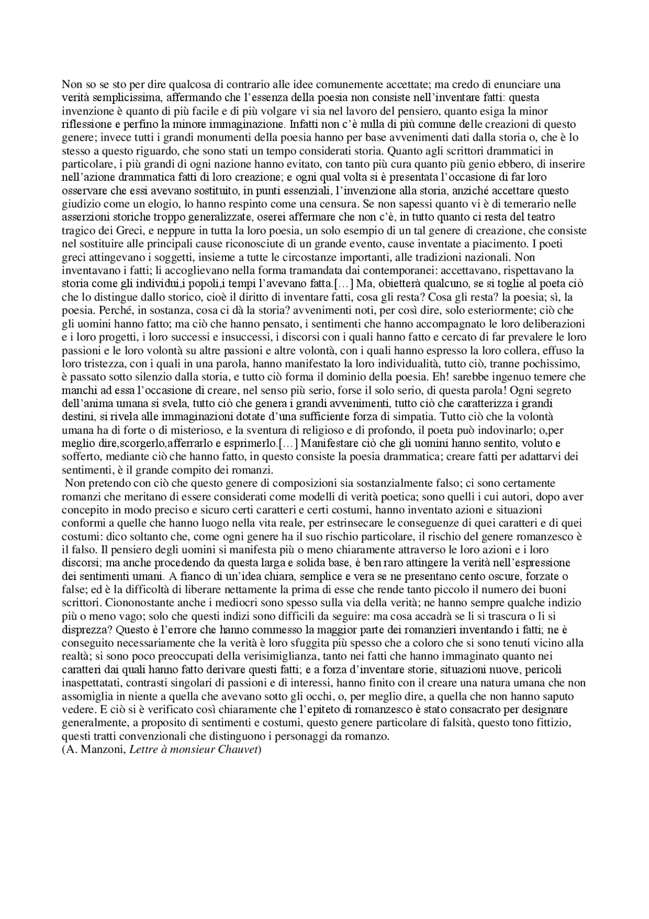 Dispense Letteratura Italiana Docsity