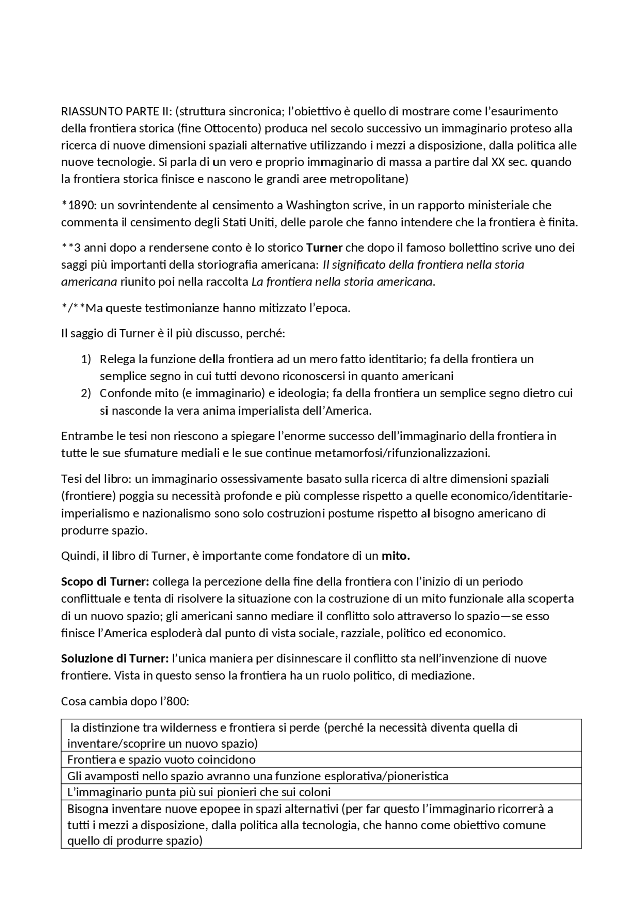 Spazi Sconfinati Riassunto Parte Ii Docsity