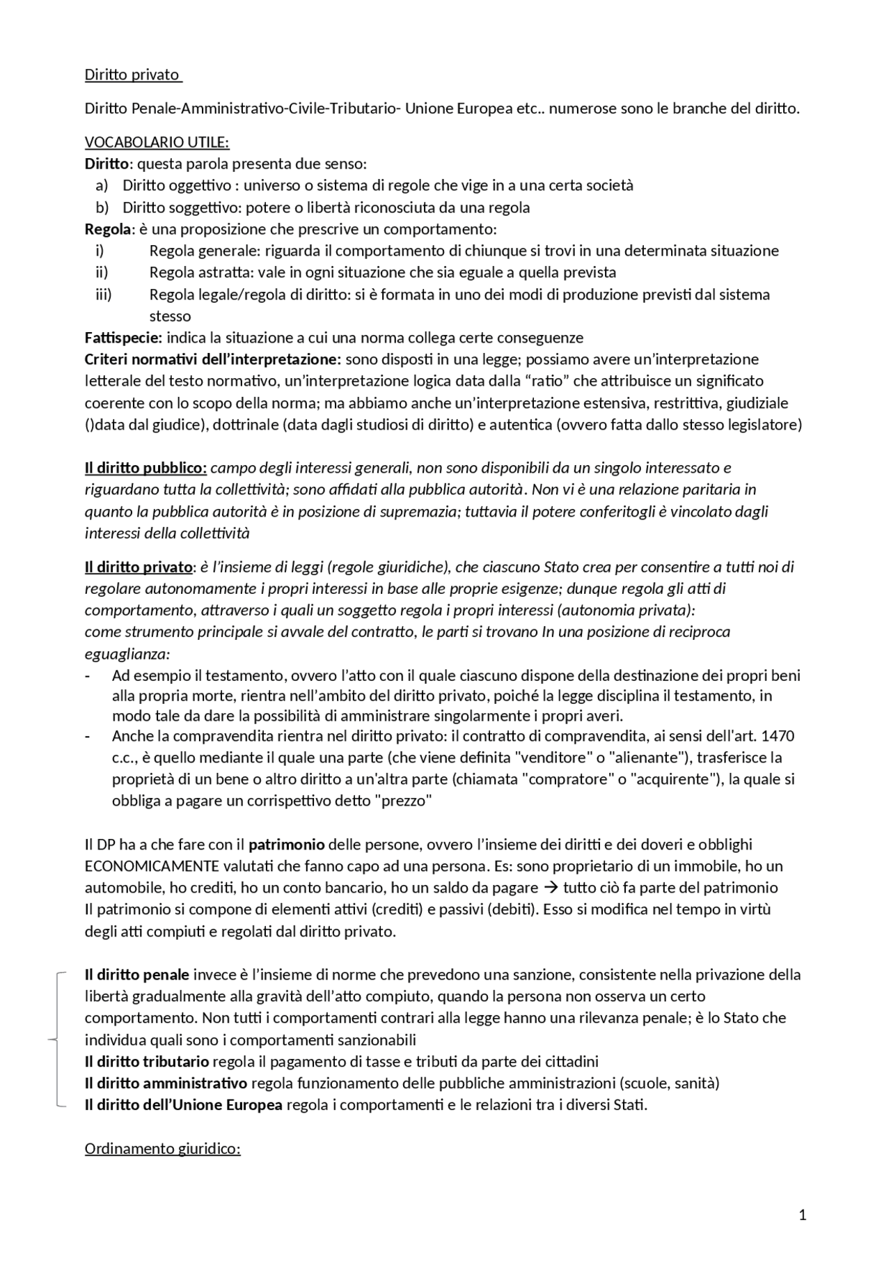 Appunti Sostitutivi Del Manuale Di Diritto Privato Docsity
