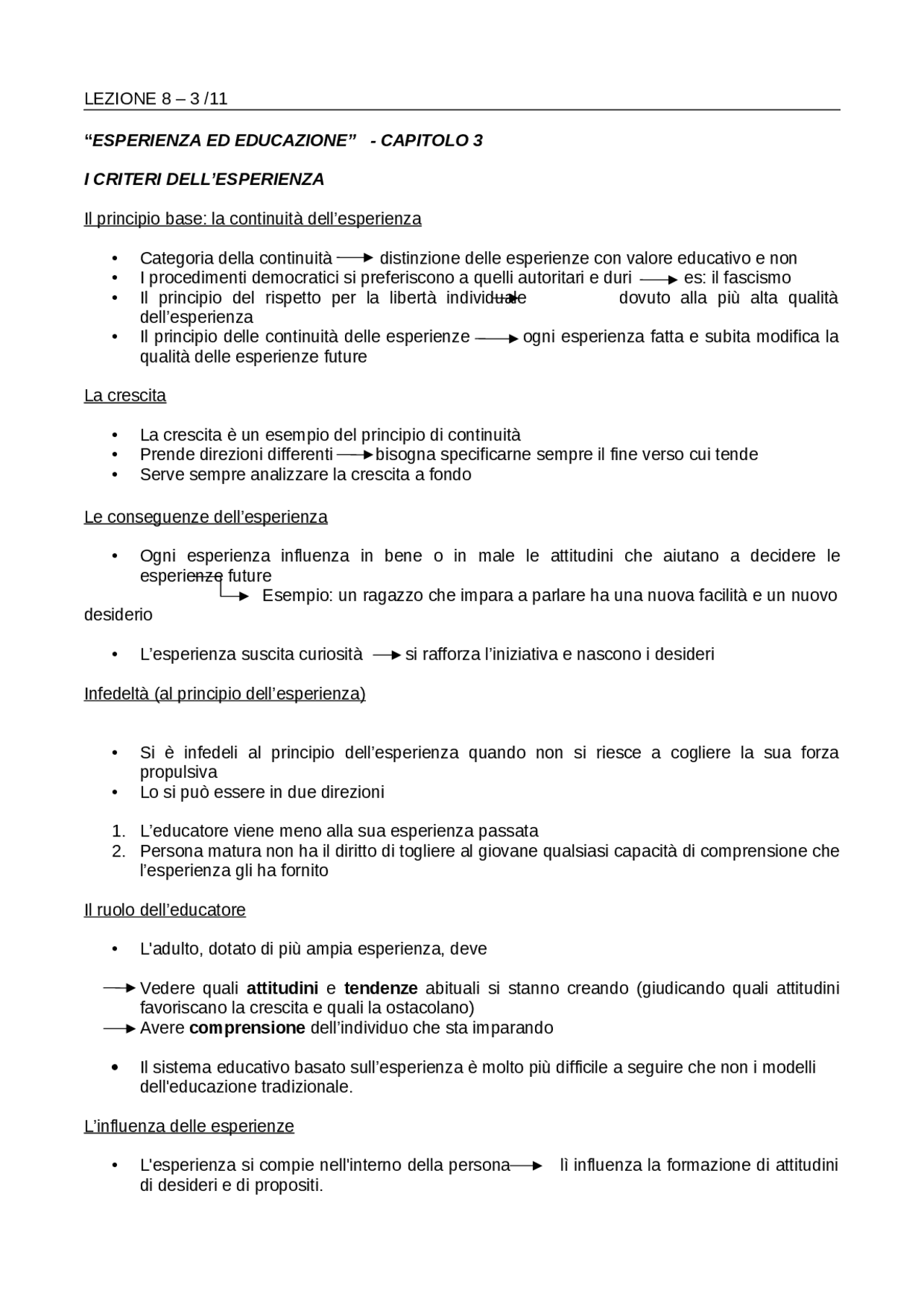 Riassunto Pedagogia Sperimentale Docsity