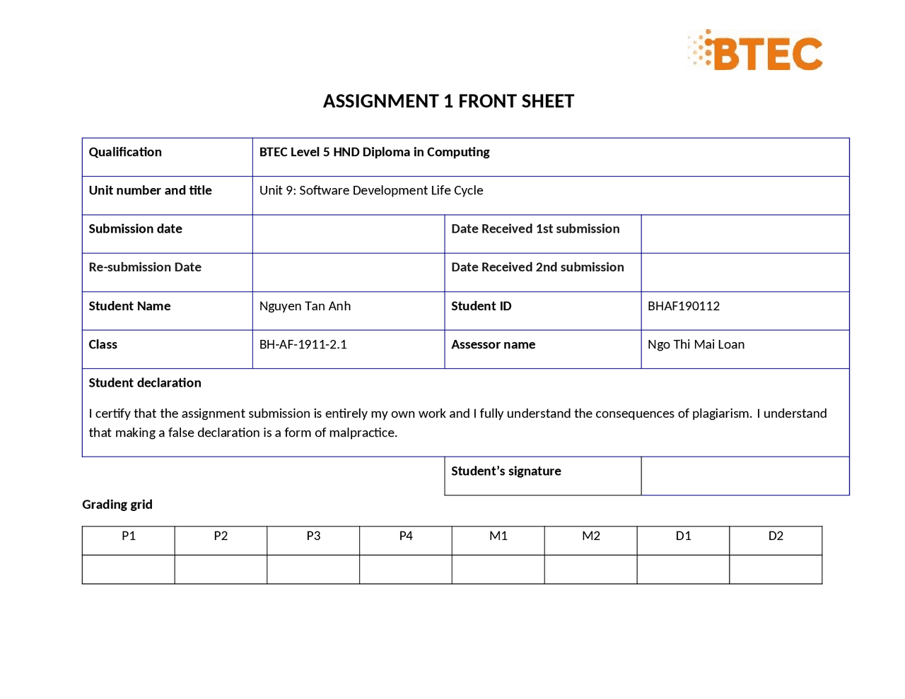 Software Development Lifecycle Docsity