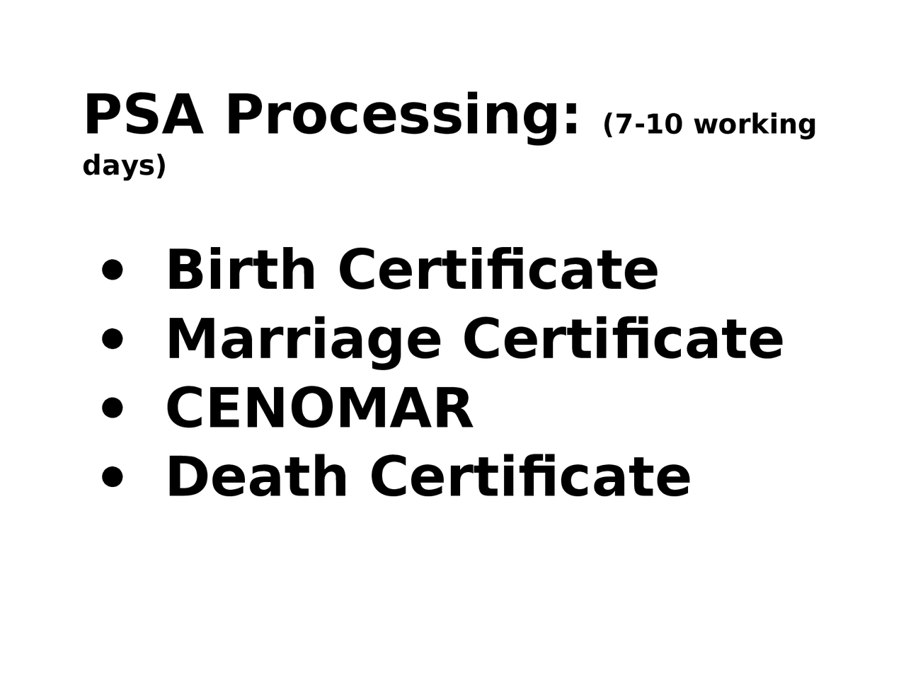 Psa processing 2021 h - Docsity
