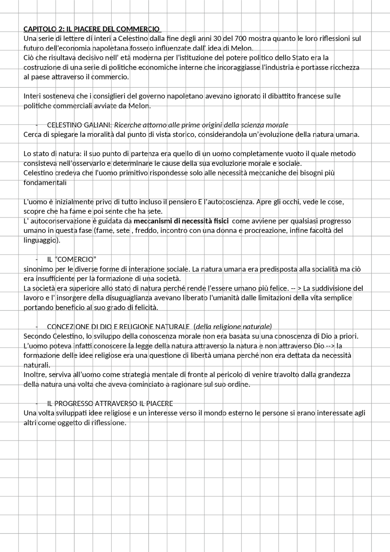 Riassunto Libro Commercio Passioni E Mercato Parte 2 Docsity
