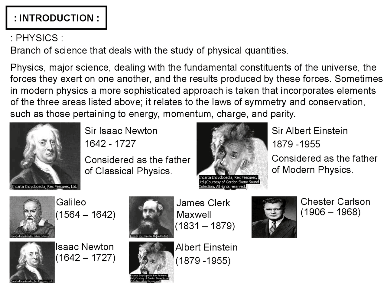 Short Summary on PHYSICS- Intro, physician, Branches, Common Standards ...