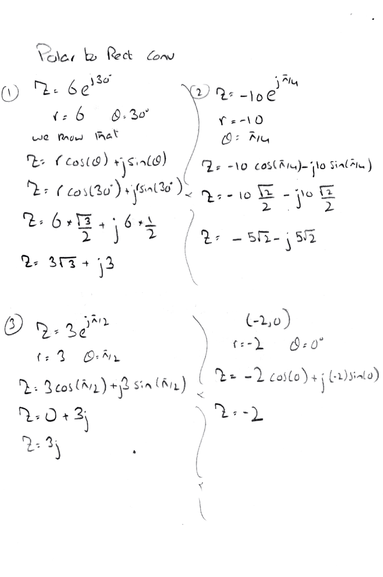 Complex number part 2 - Docsity
