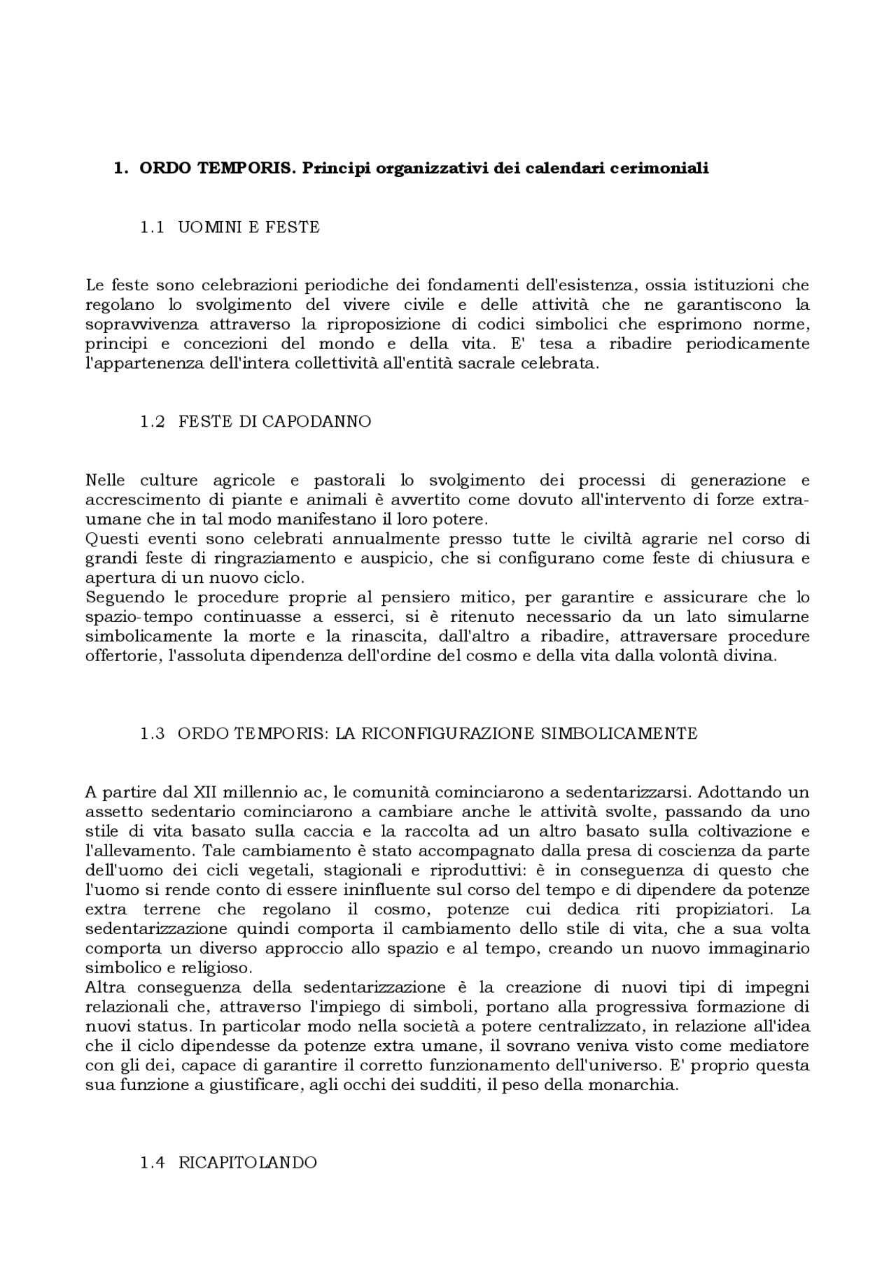 Riassunto Continuità Delle Forme E Mutamento Dei Sensi Docsity