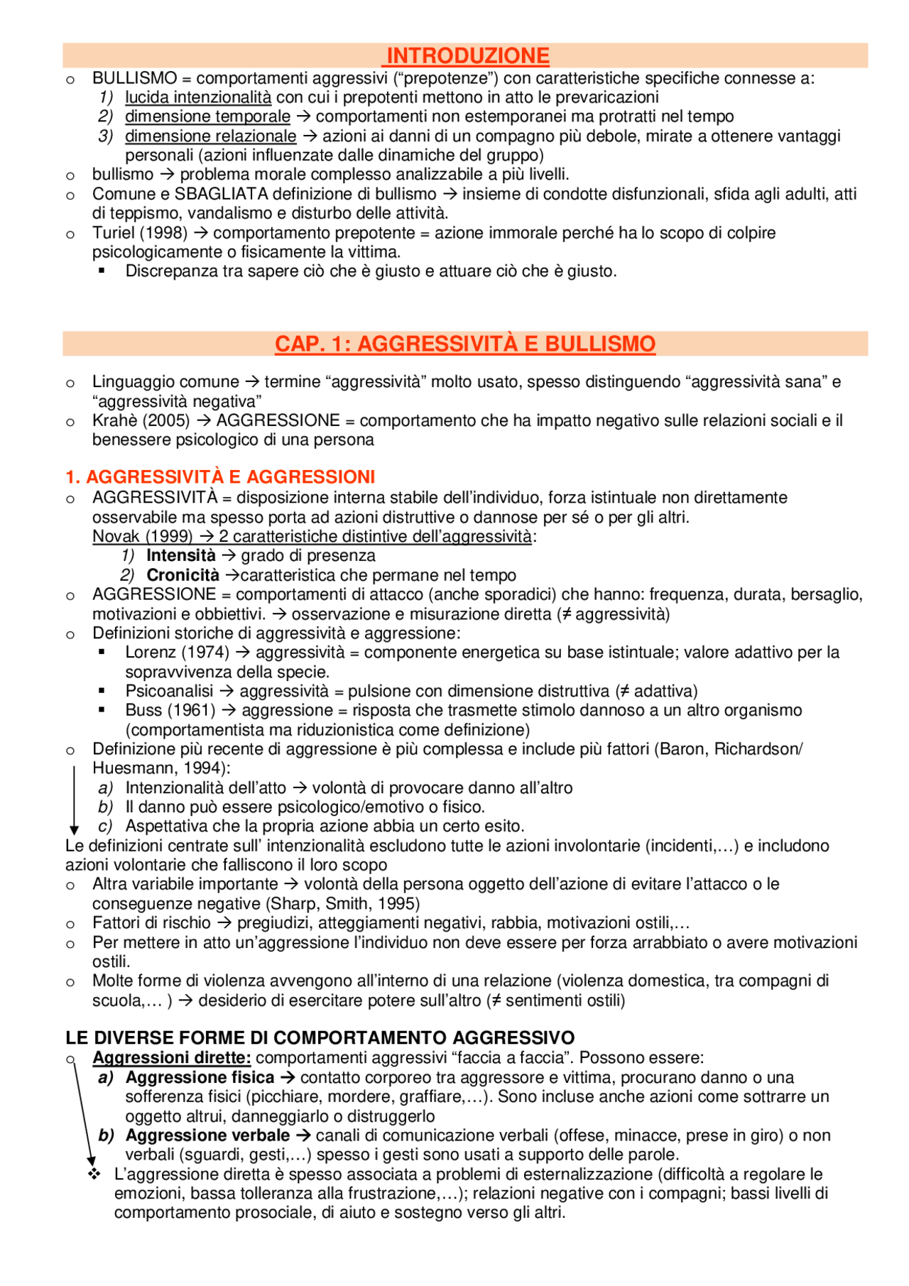 Limmoralità Del Bullismo Docsity