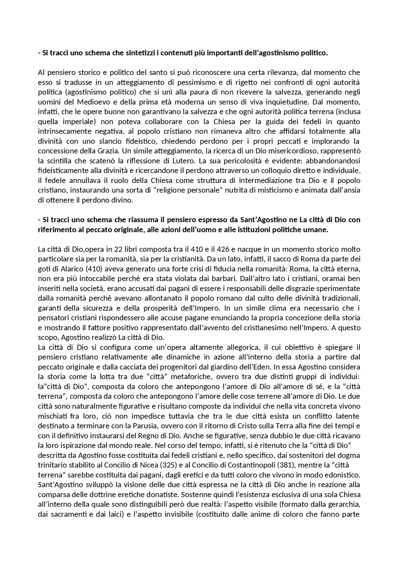 Domande Di Autovalutazione Lezione 26 Storia Moderna E Campus Docsity