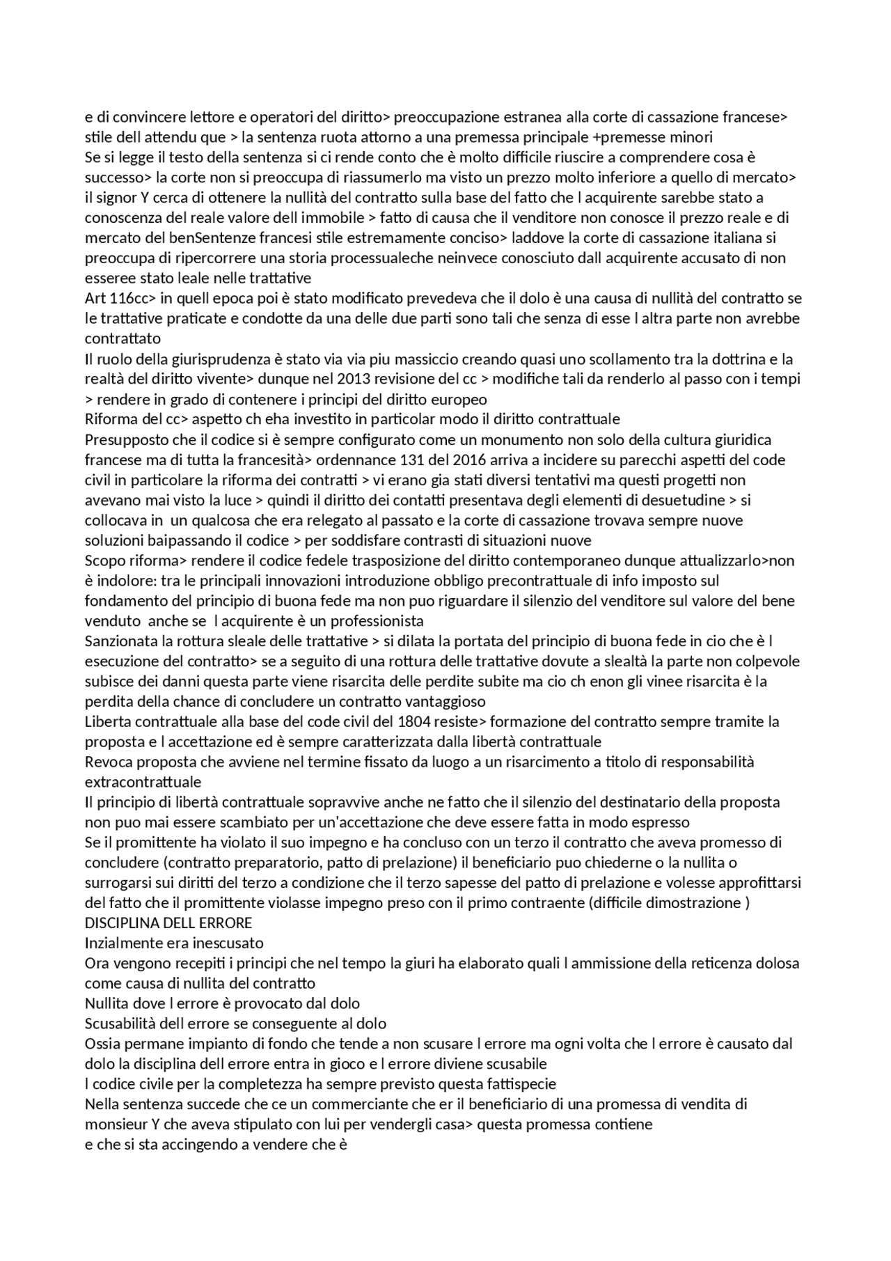 Disciplina Errore E Attendu Que Docsity