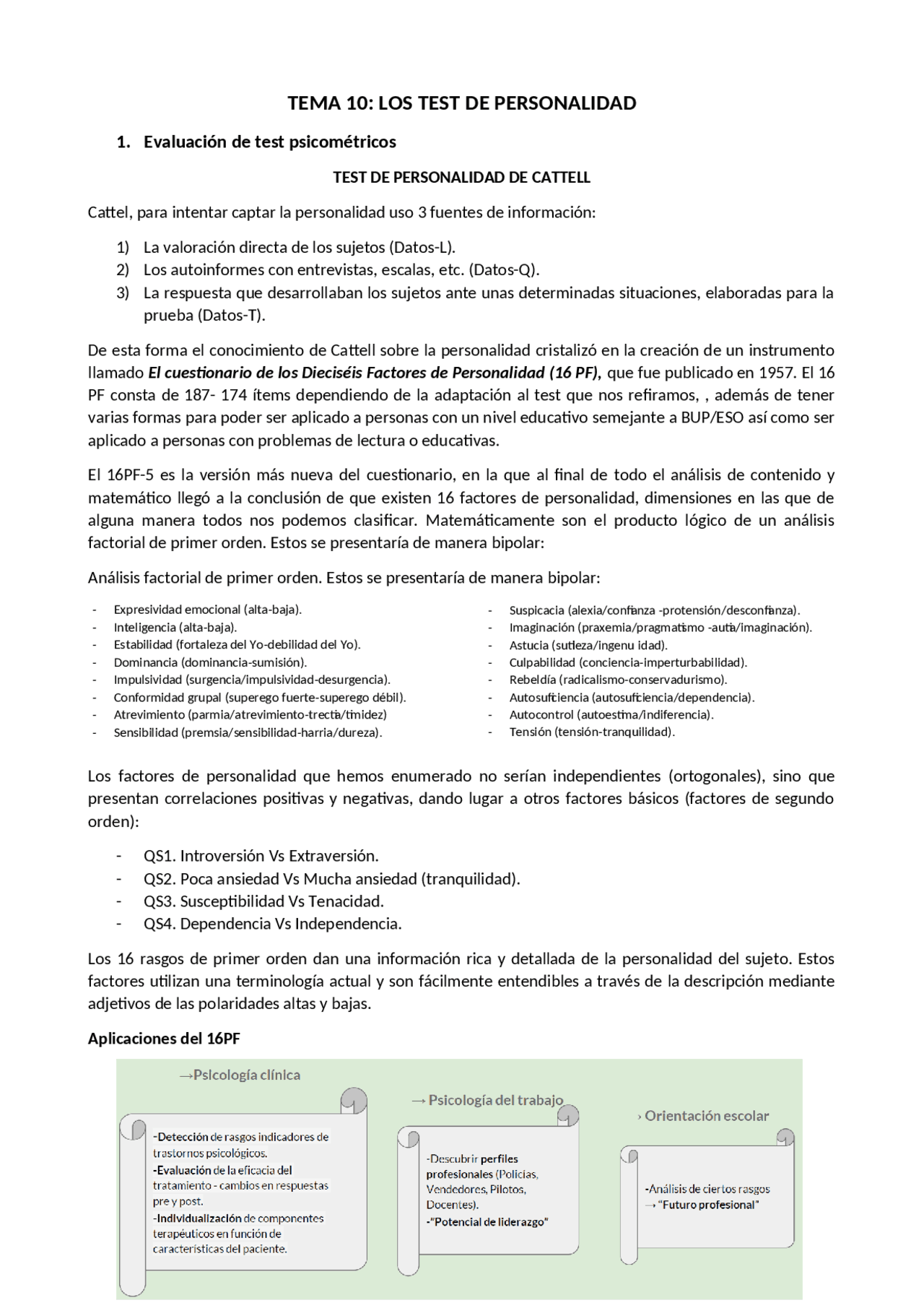 Tema 10 Evaluación Y Diagnóstico Docsity