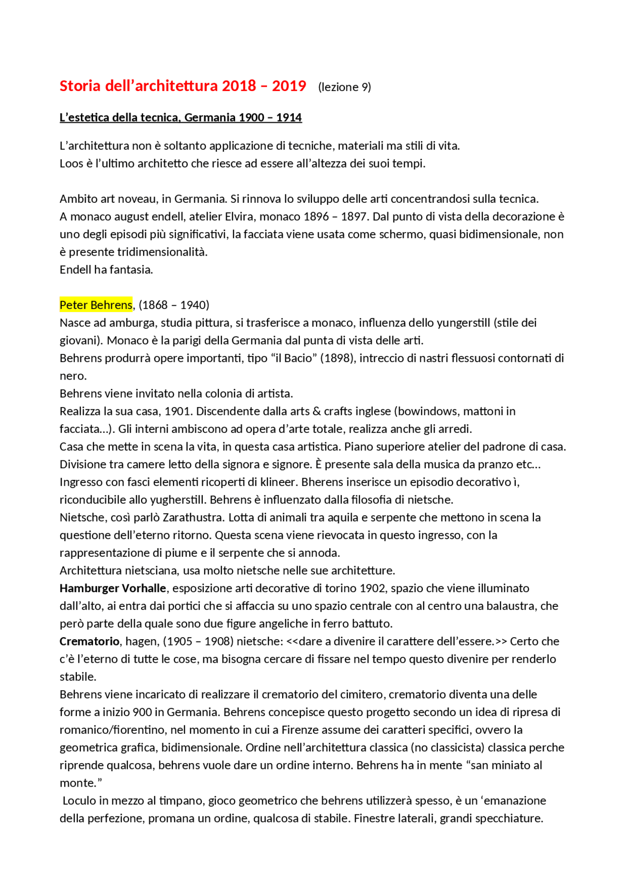 Storia Dellarchitettura Docsity
