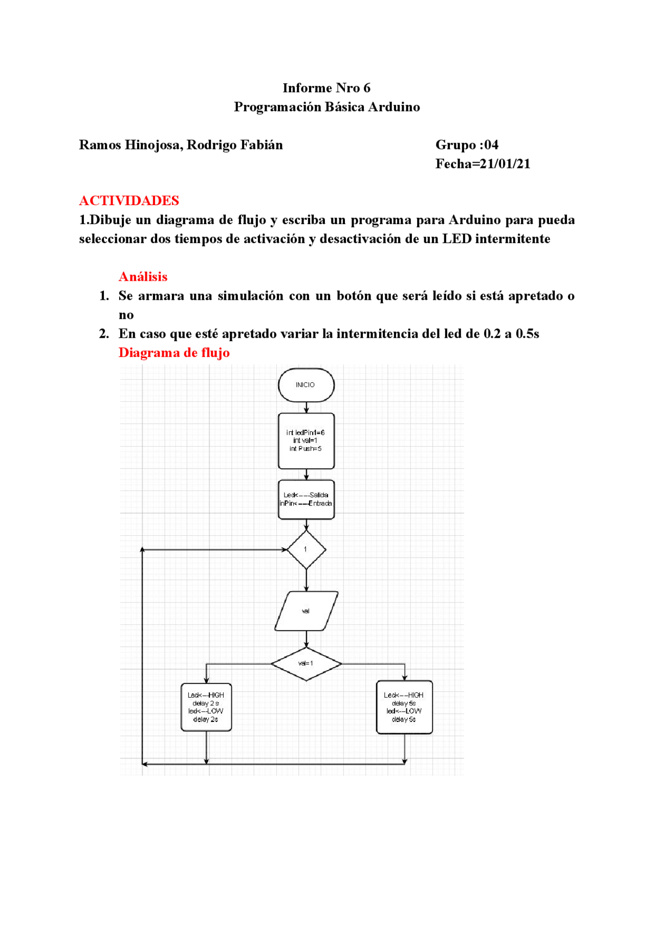 Programación Básica Arduino | Diapositivas de Física | Docsity