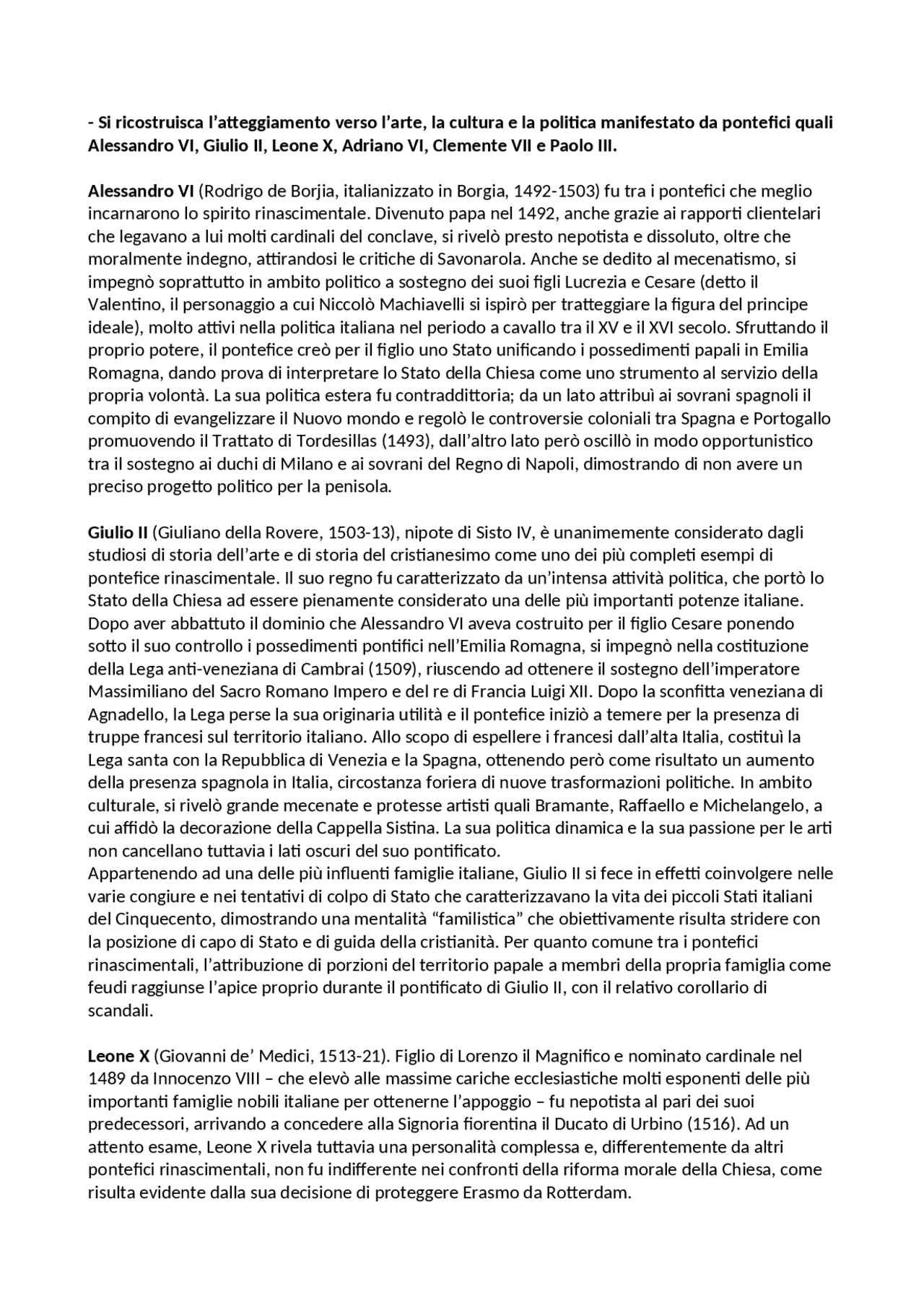 Domande Di Autovalutazione Lezione 24 Storia Moderna E Campus Docsity