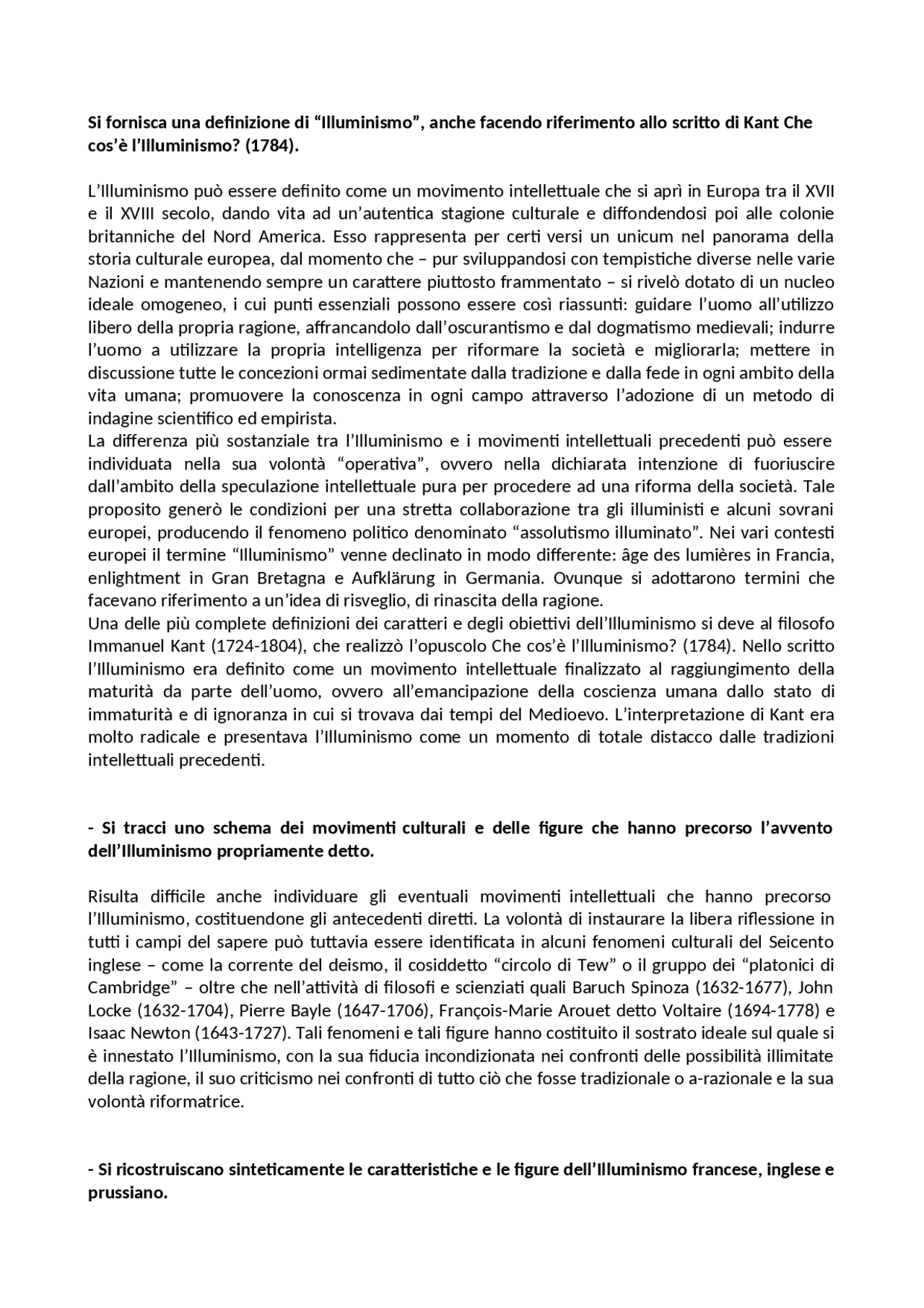 Domande Di Autovalutazione Lezione 16 Storia Moderna E Campus Docsity