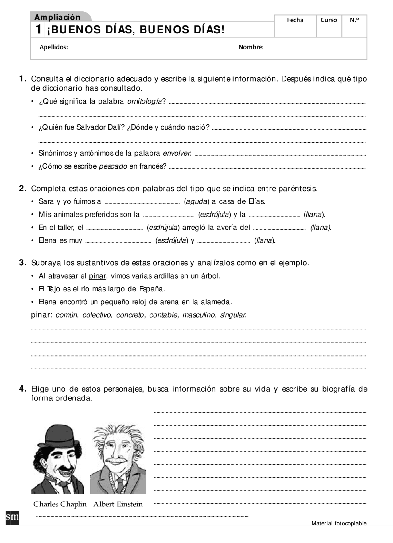 Actividades complementarias - Docsity