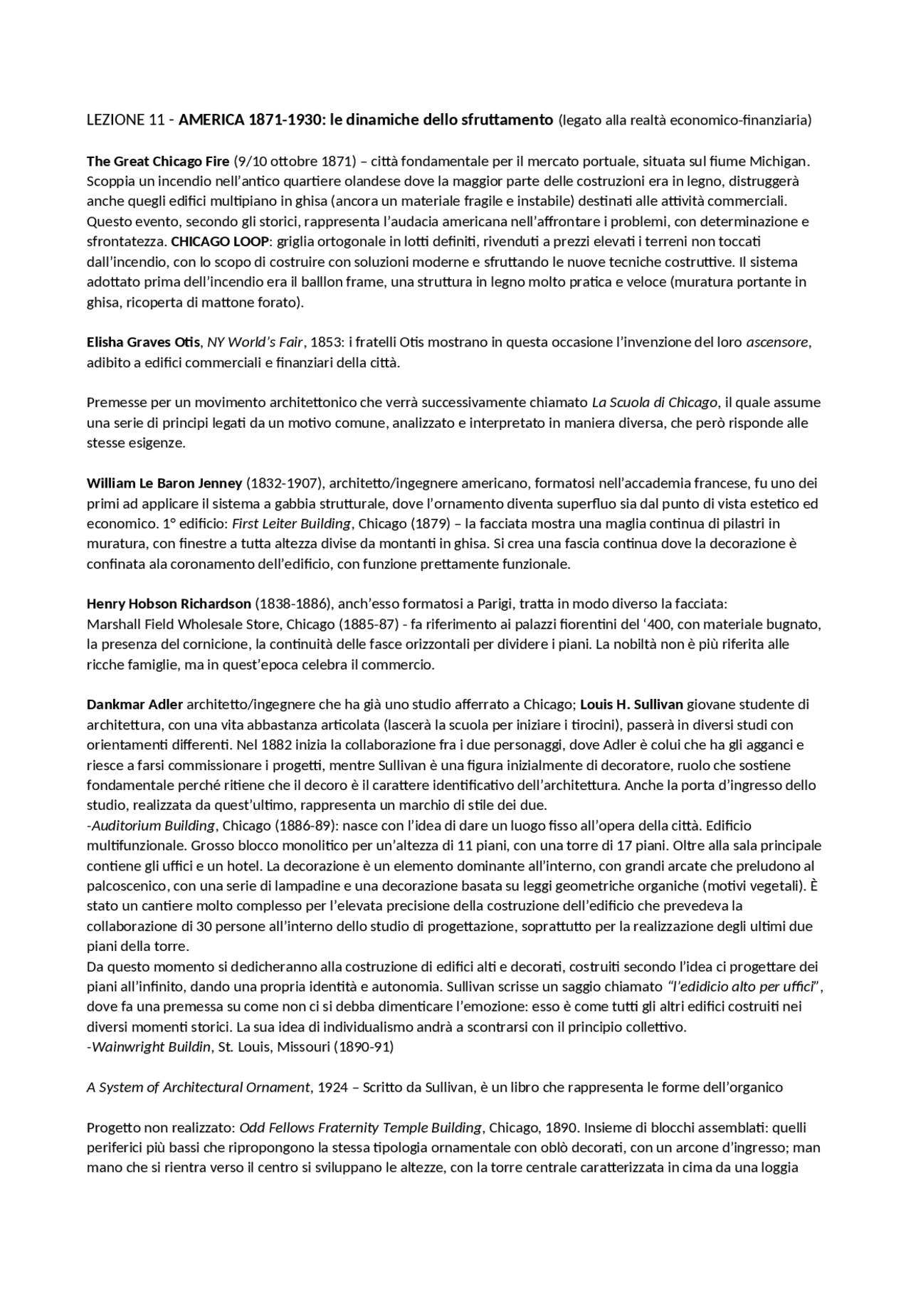 Storia Architettura Docsity