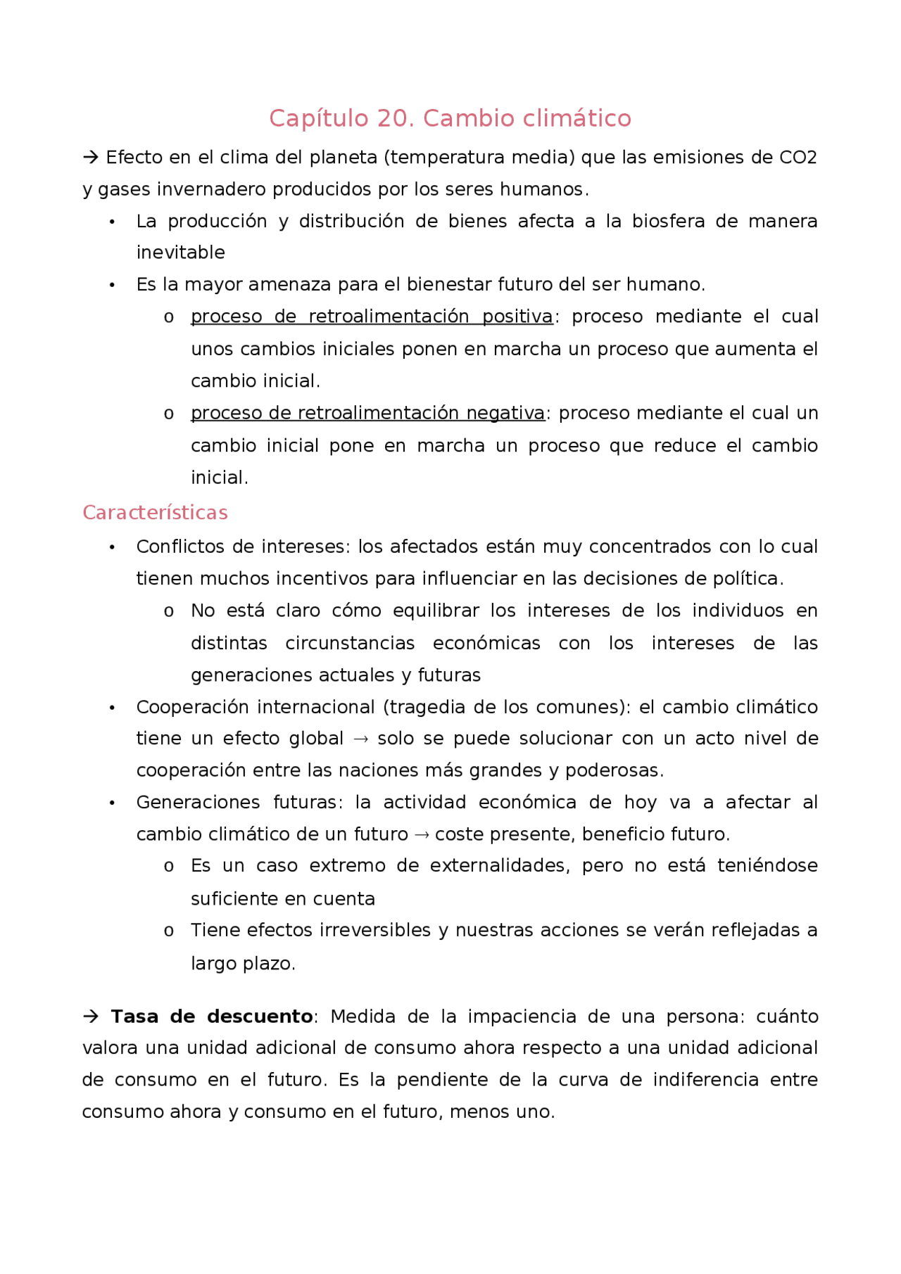 Apuntes Introducción A La Microeconomía Capítulo 20 Docsity