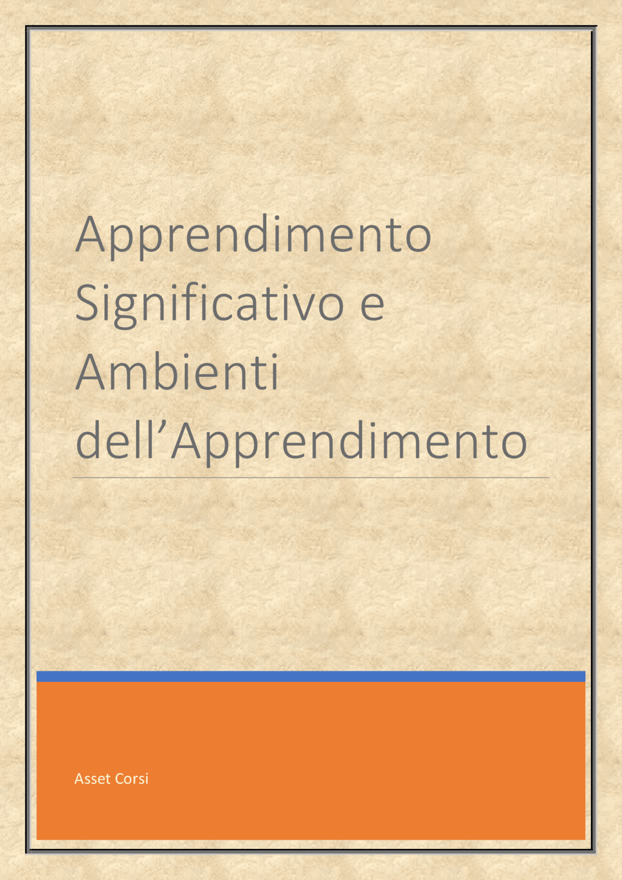 Corso Coding Asset Scuola Docsity