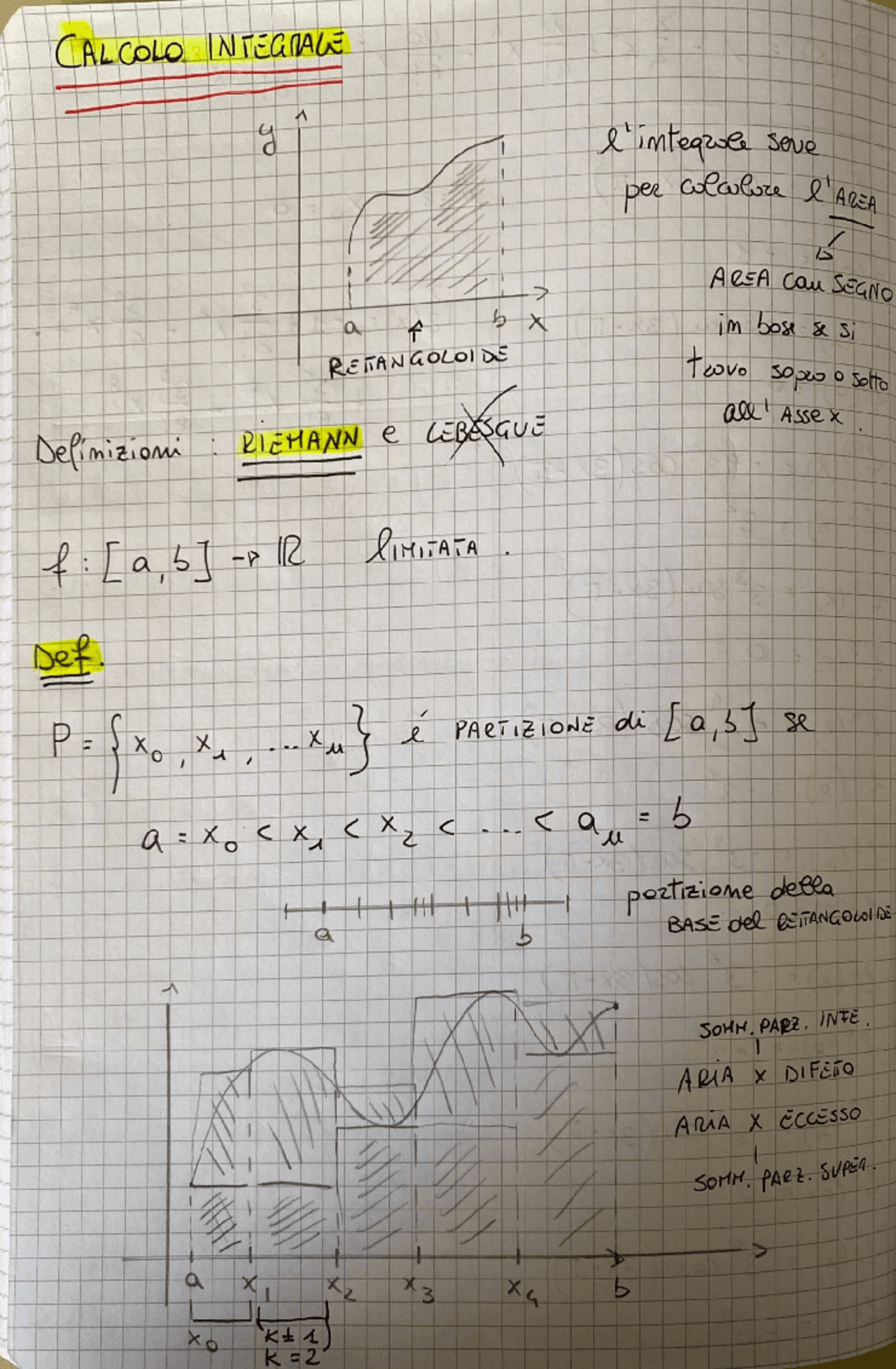Definizione Di Calcolo Integrale Docsity