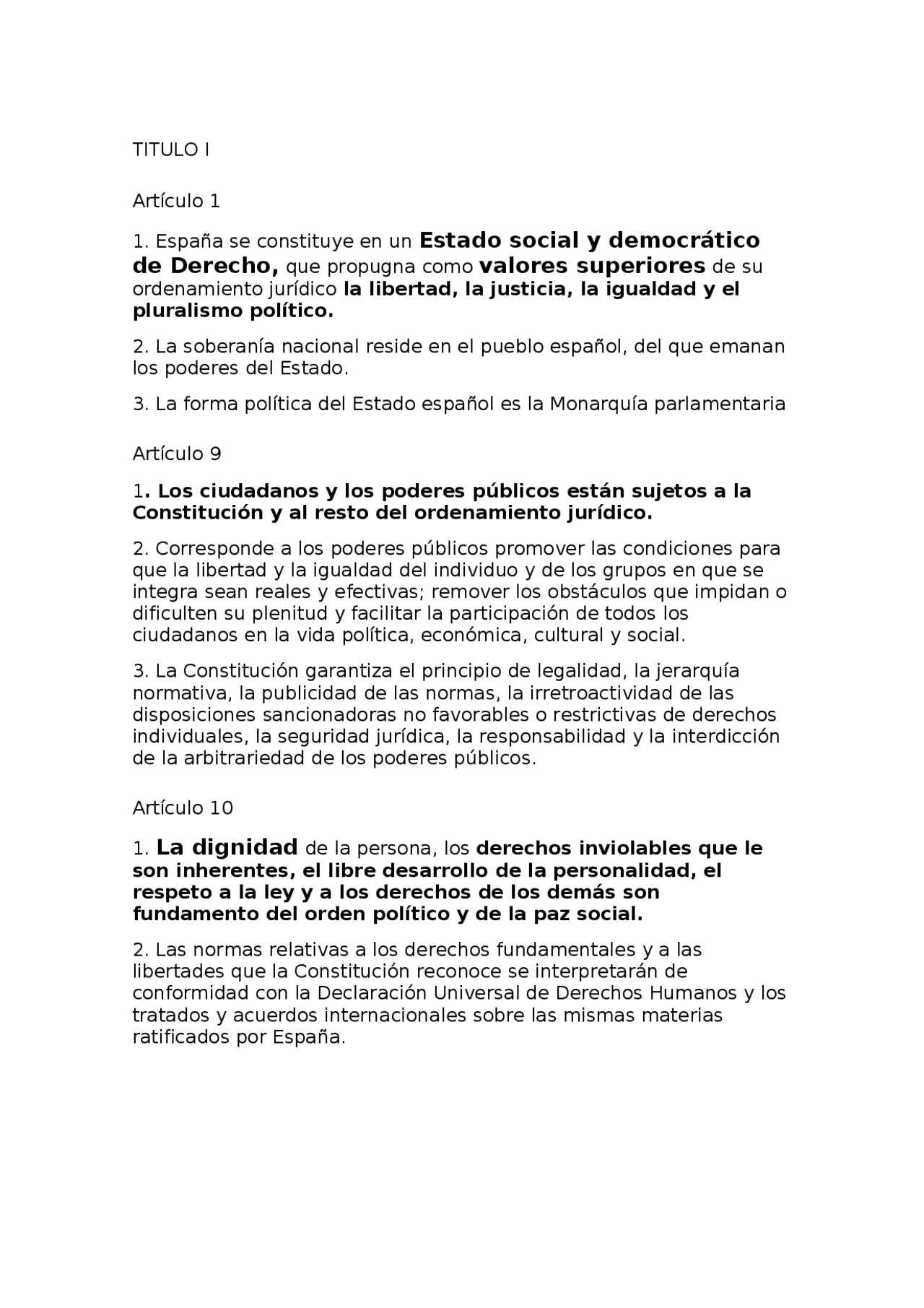 Temas importantes para repaso - Docsity