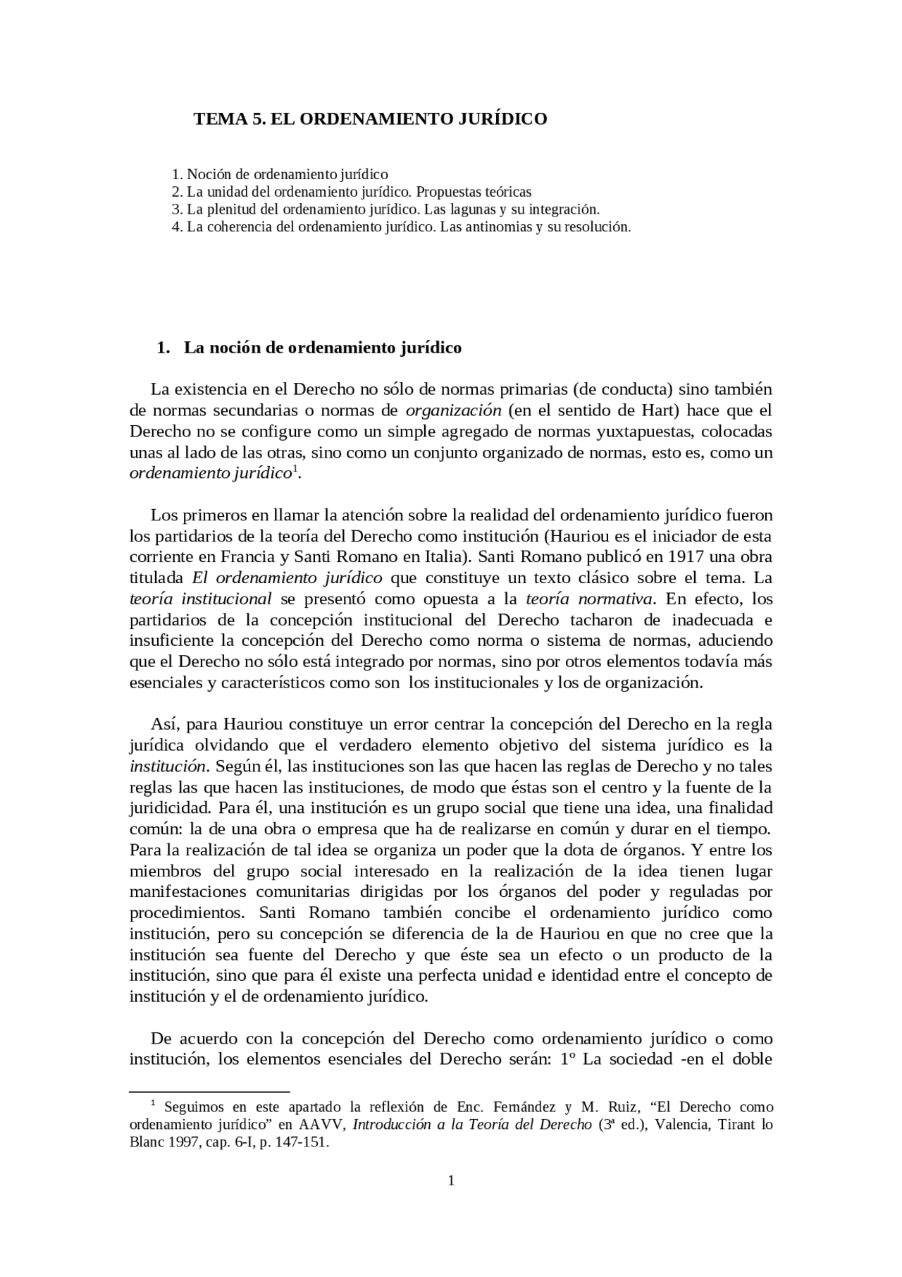 Apuntes Teoría Del Derecho Docsity