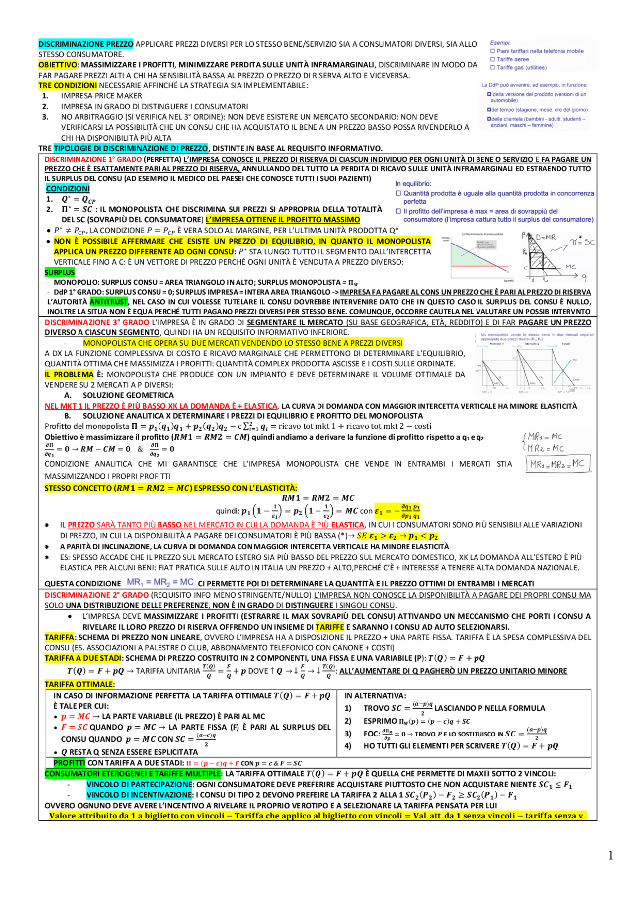 Formulario Industry Analysis Secondo Parziale Docsity