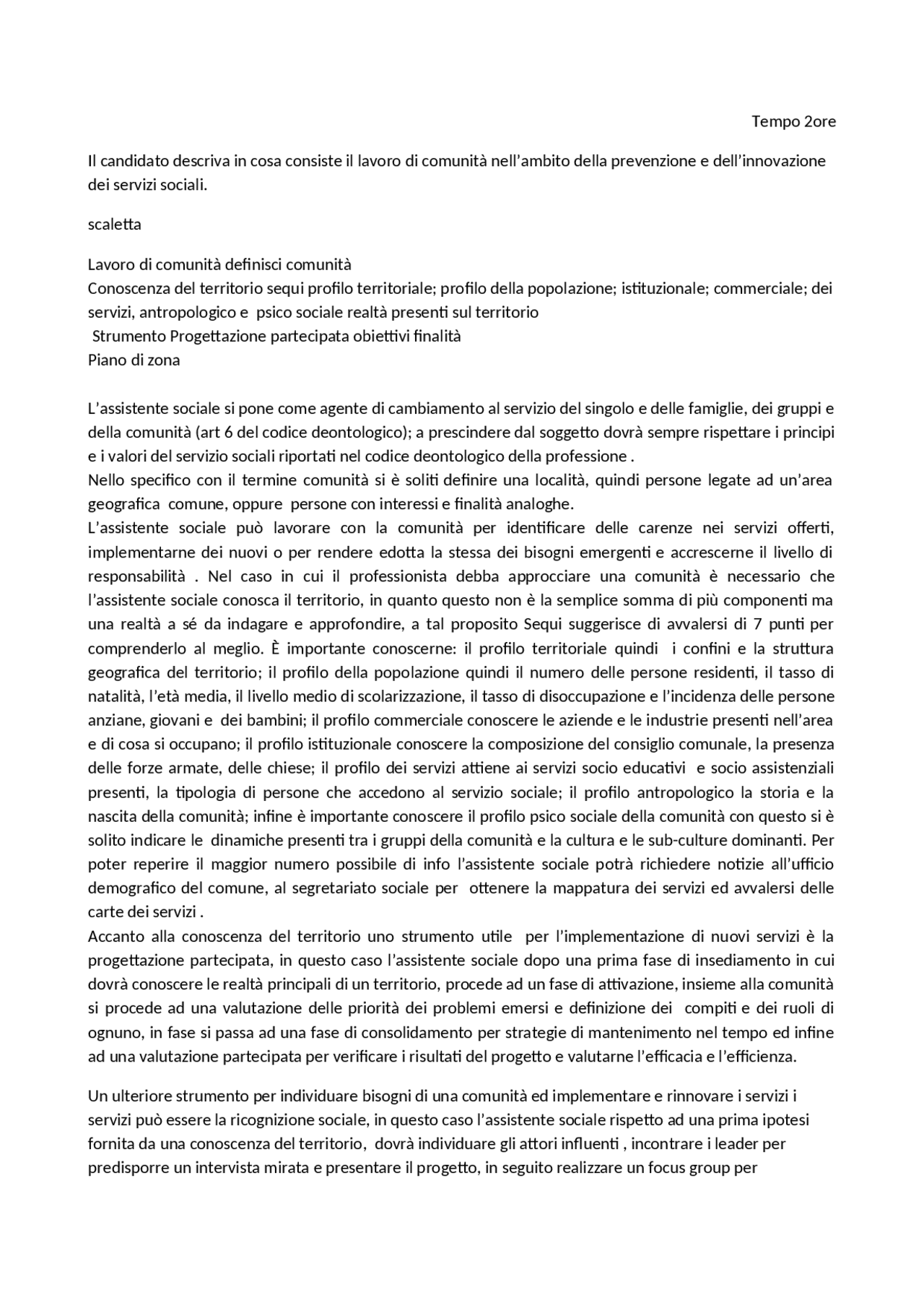 Temi Svolti Per Esame Di Stato Assistenti Sociali Docsity