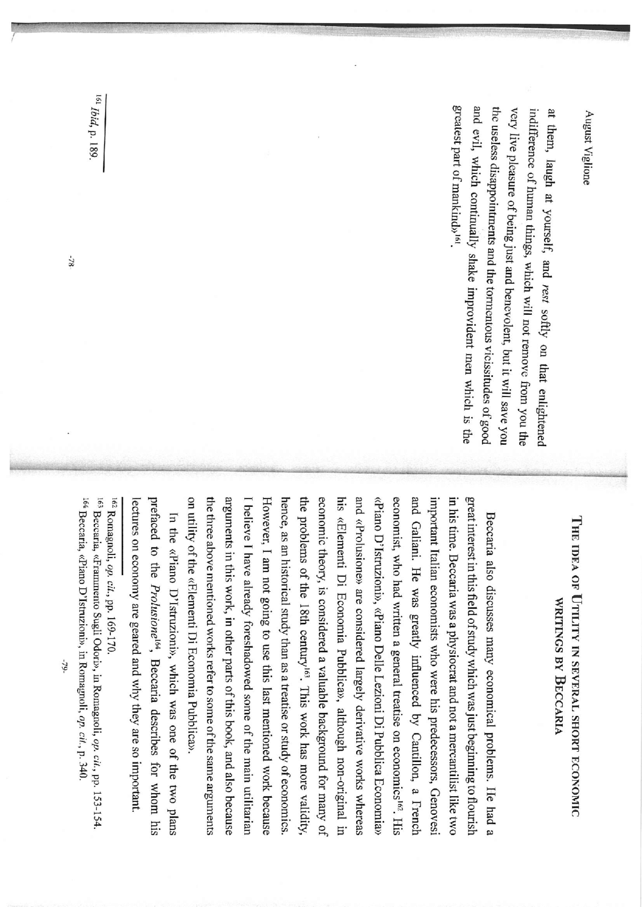 Lettura Beccaria prof. Dawes Barbara | Appunti di Lingua Inglese | Docsity