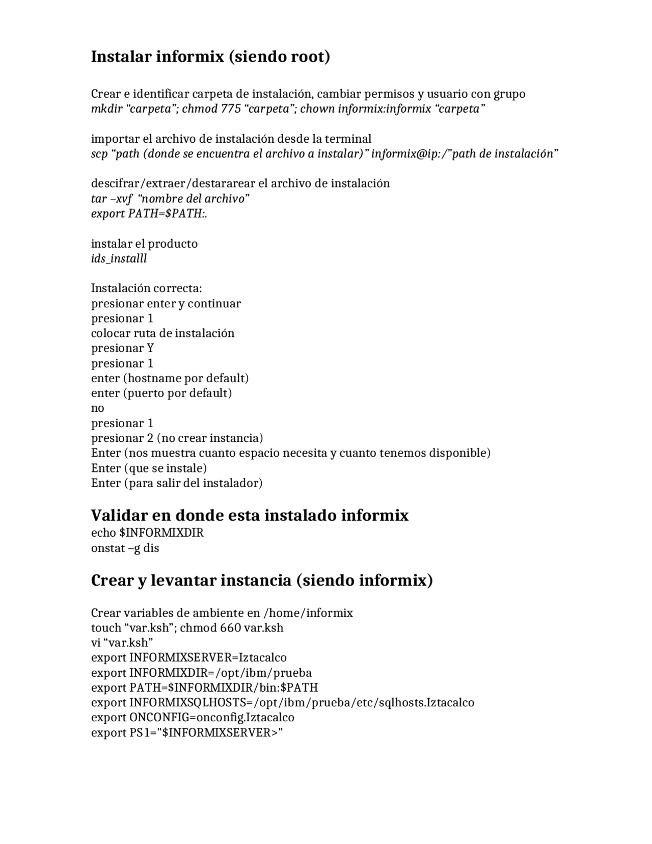 Manual Informix 1210 Docsity