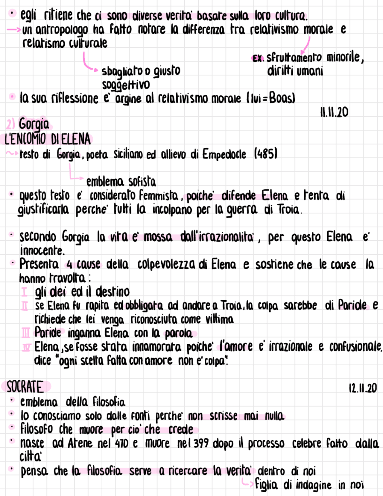 La Sofistica: descrizione, Protagora e Gorgia - Docsity