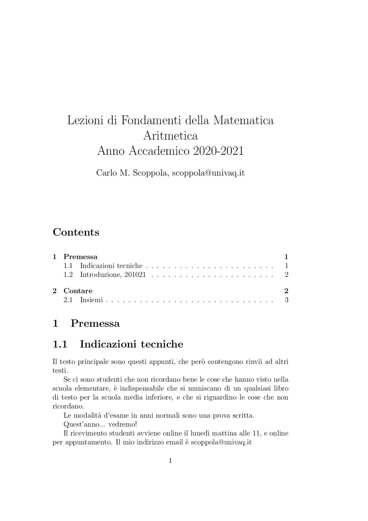 Matematica Appunti Prof Docsity