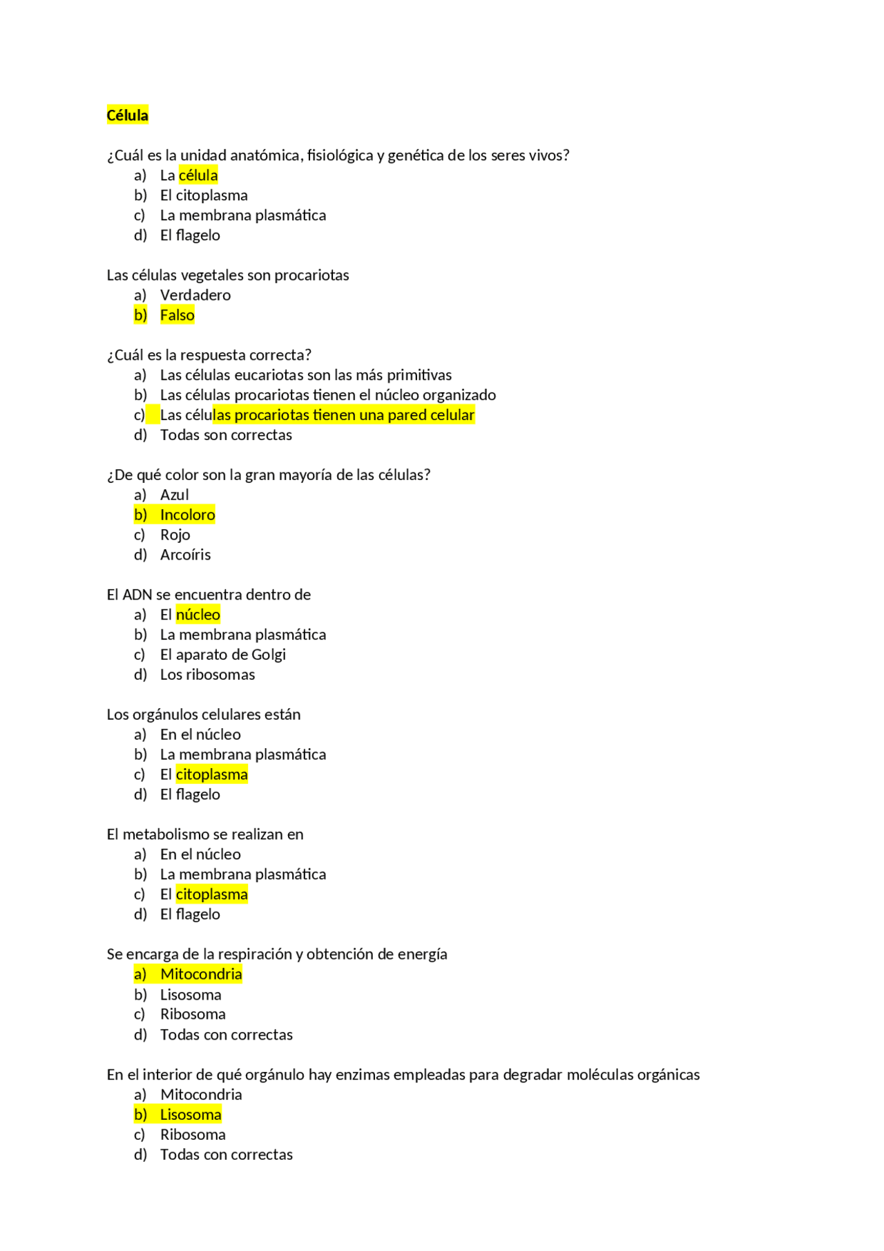 Apuntes Biología Bachiller Docsity