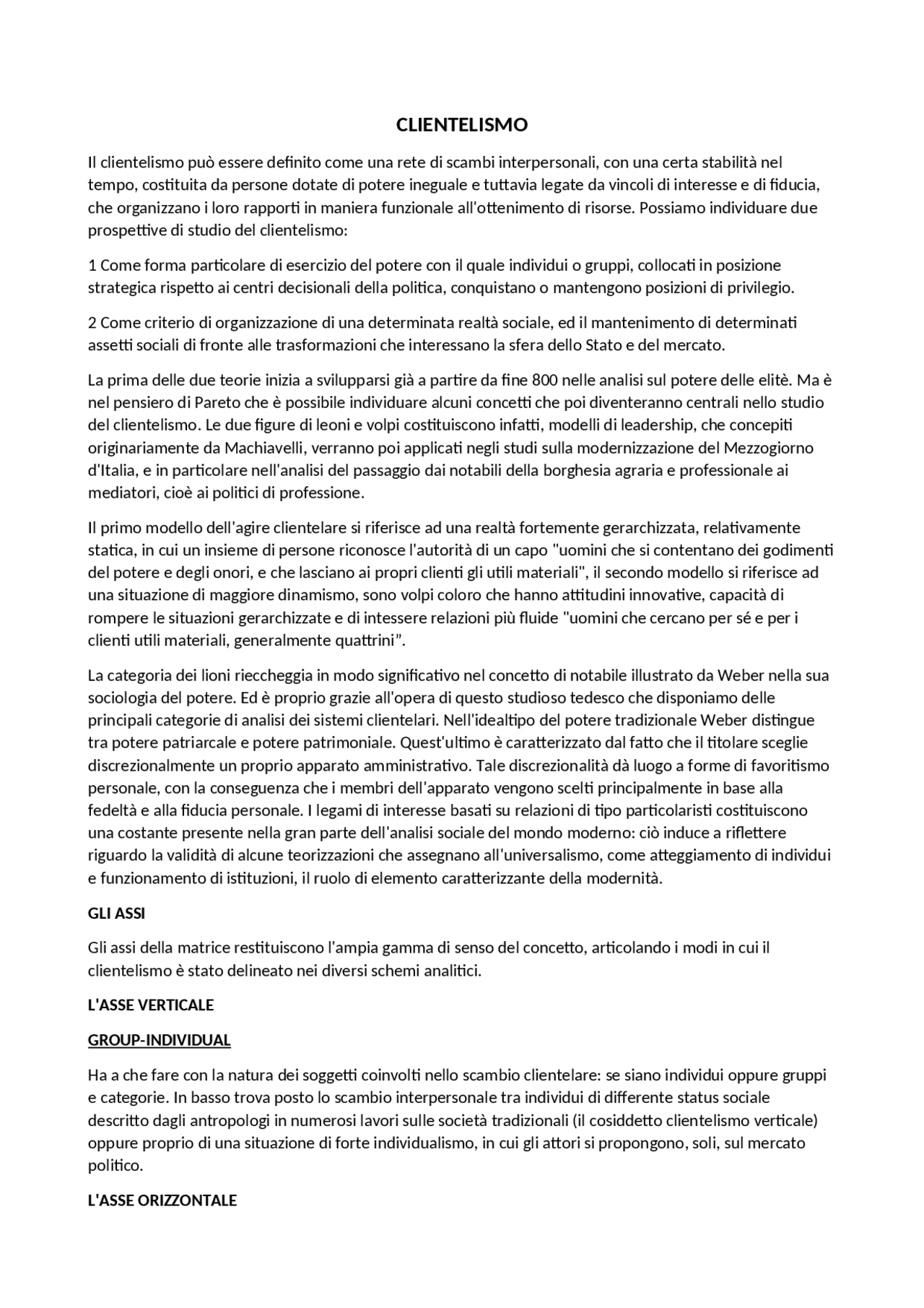 SCIENZA POLITICA MATRICI CONCETTI CHIAVE E HYPERPOLITICS | Appunti di ...