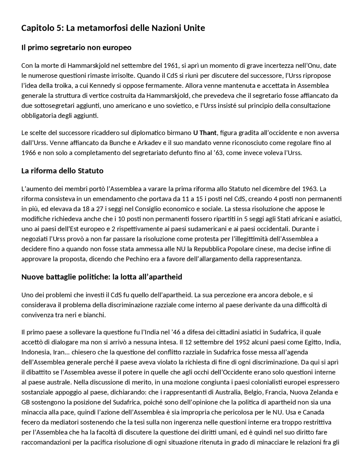 Storia Dellonu Polsi Ii Parte Docsity