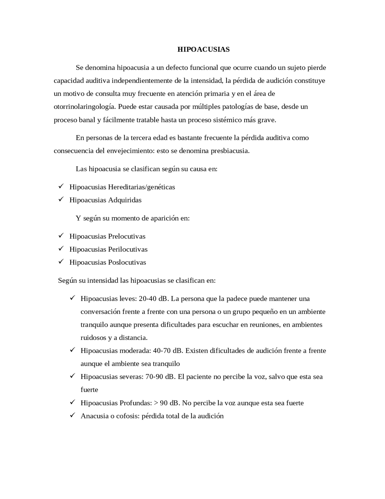 Temas De Otorrinolaringología Resúmenes De Otorrinolaringología Docsity