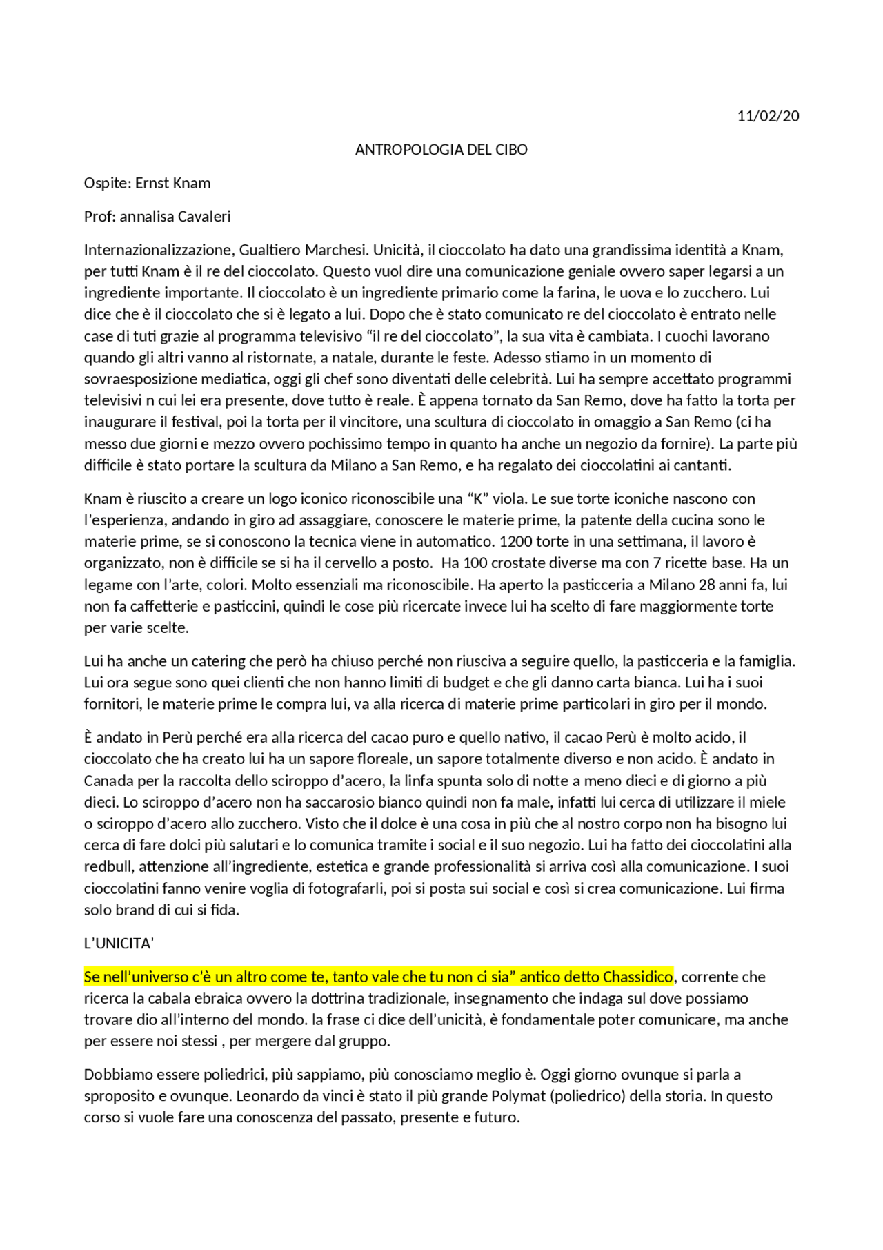 Appunti Antropologia Del Cibo Docsity