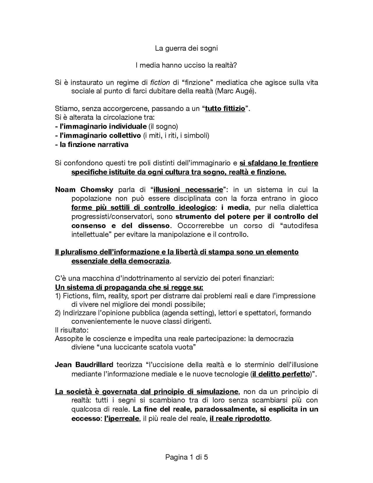 Slides Sociologia Visuale Docsity