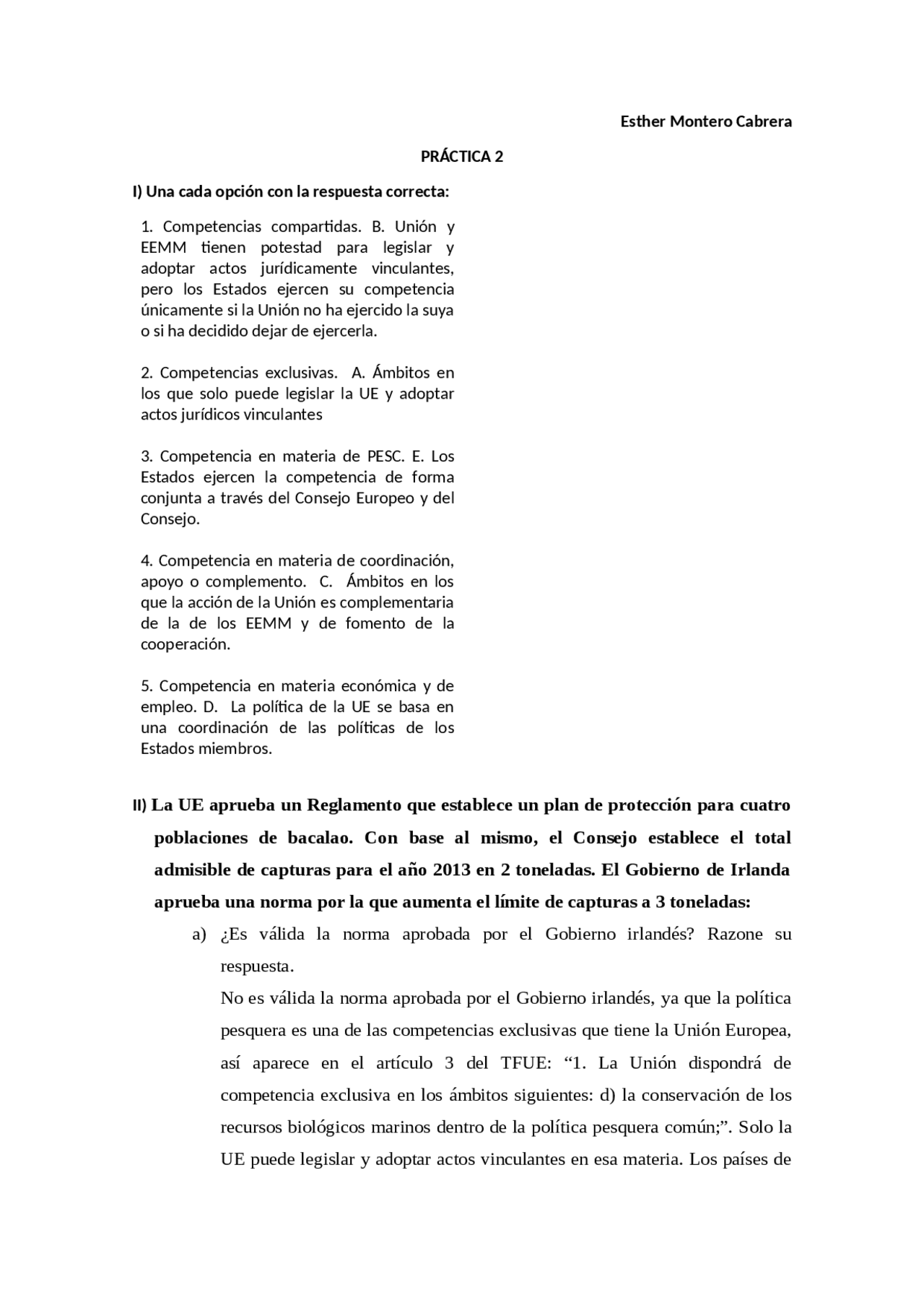 Practica derecho comunitario - Docsity