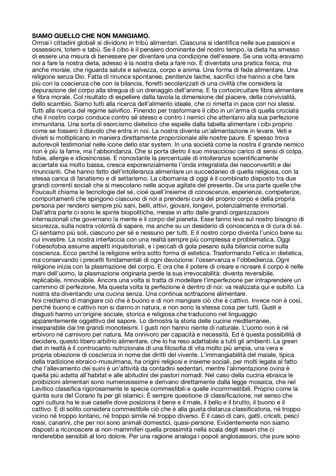 Libro Homo Dieteticus Docsity
