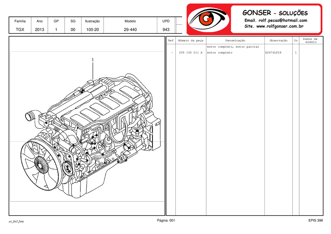 MAN 29-440 MOTOR D26 FIGURA ESTOURADA - Docsity