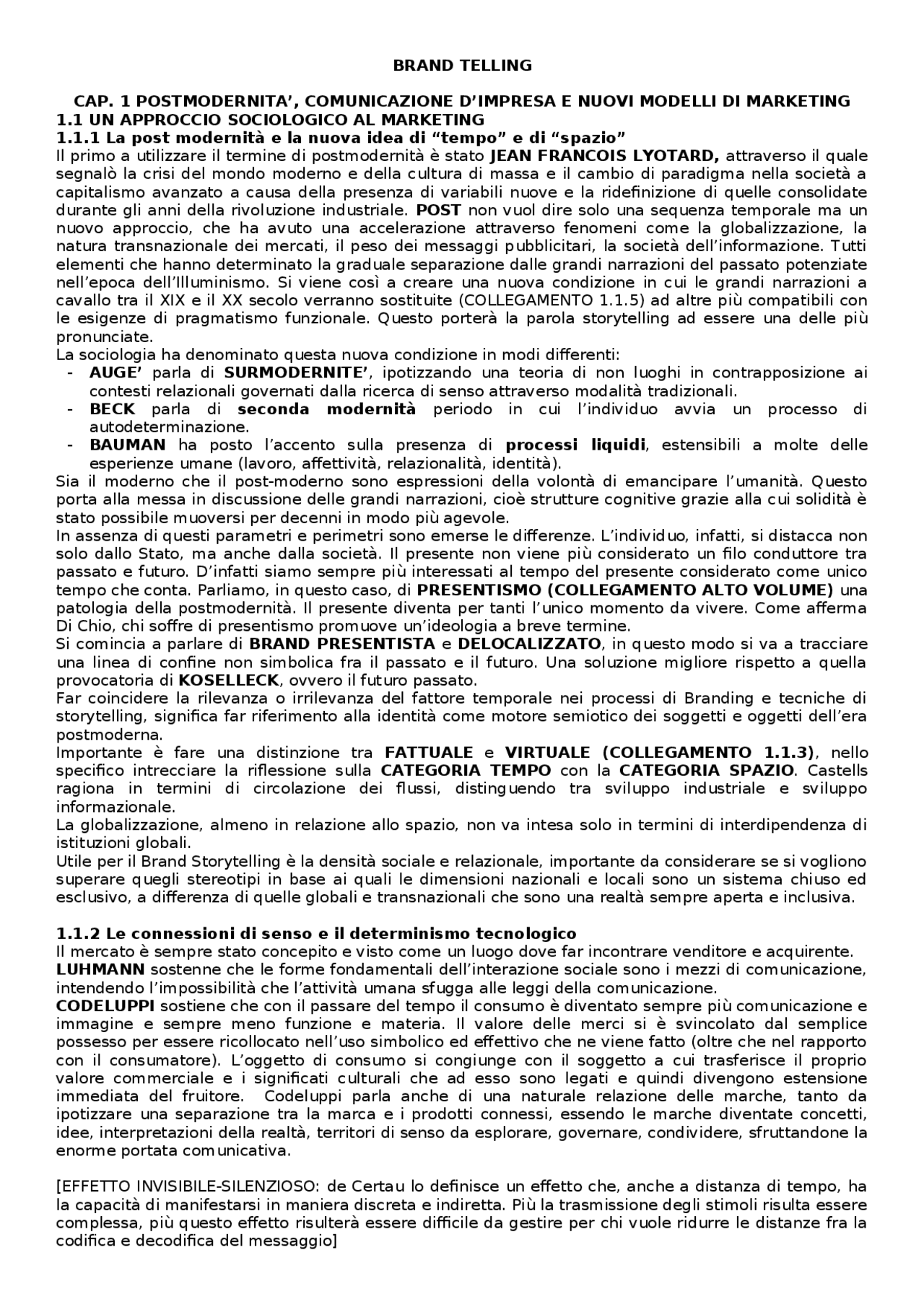 Brand Telling - Francesco Giorgino, Marco Francesco Mazzù | Dispense di ...