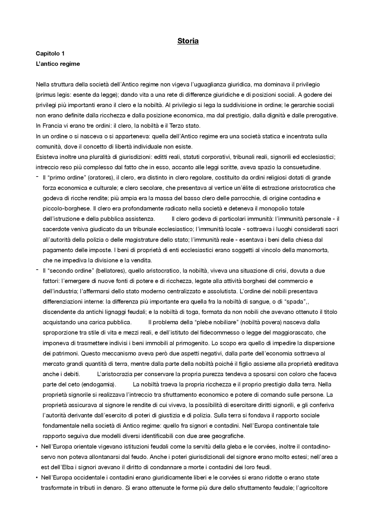 Lantico Regime Lassolutismo E Lilluminismo Docsity