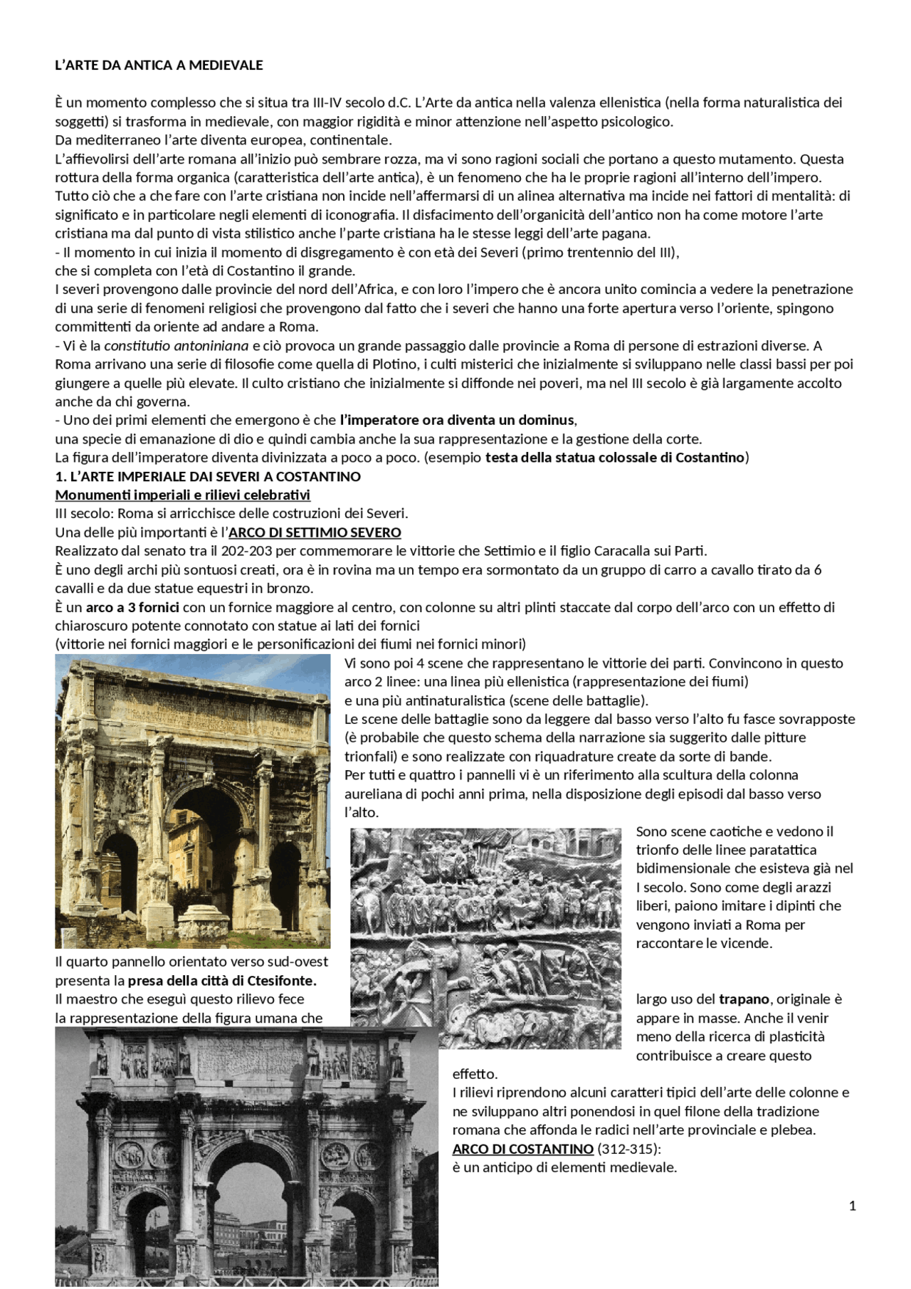 Riassunto Arte Nel Tempo Prima Parte Docsity