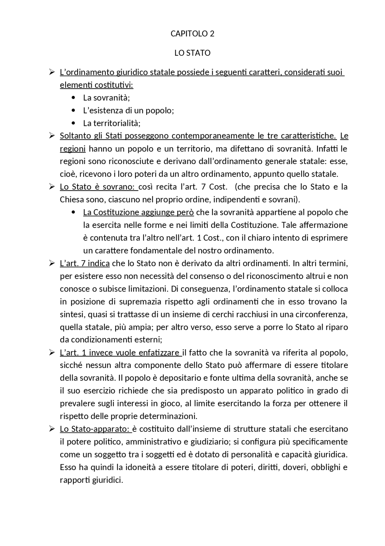 Riassunto Diritto Pubblico Docsity