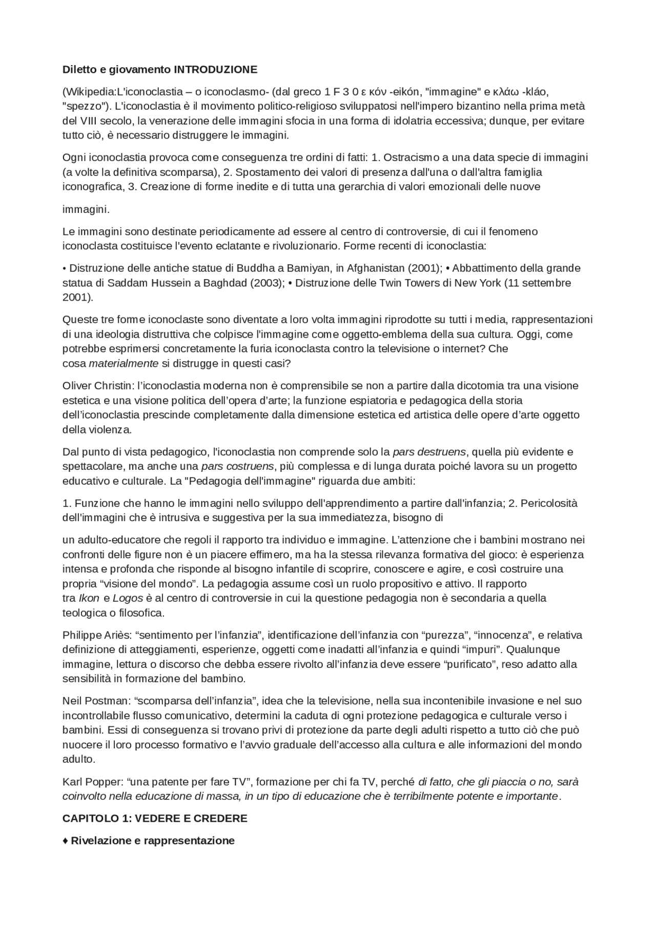Roberto Farnè Diletto E Giovamento Docsity