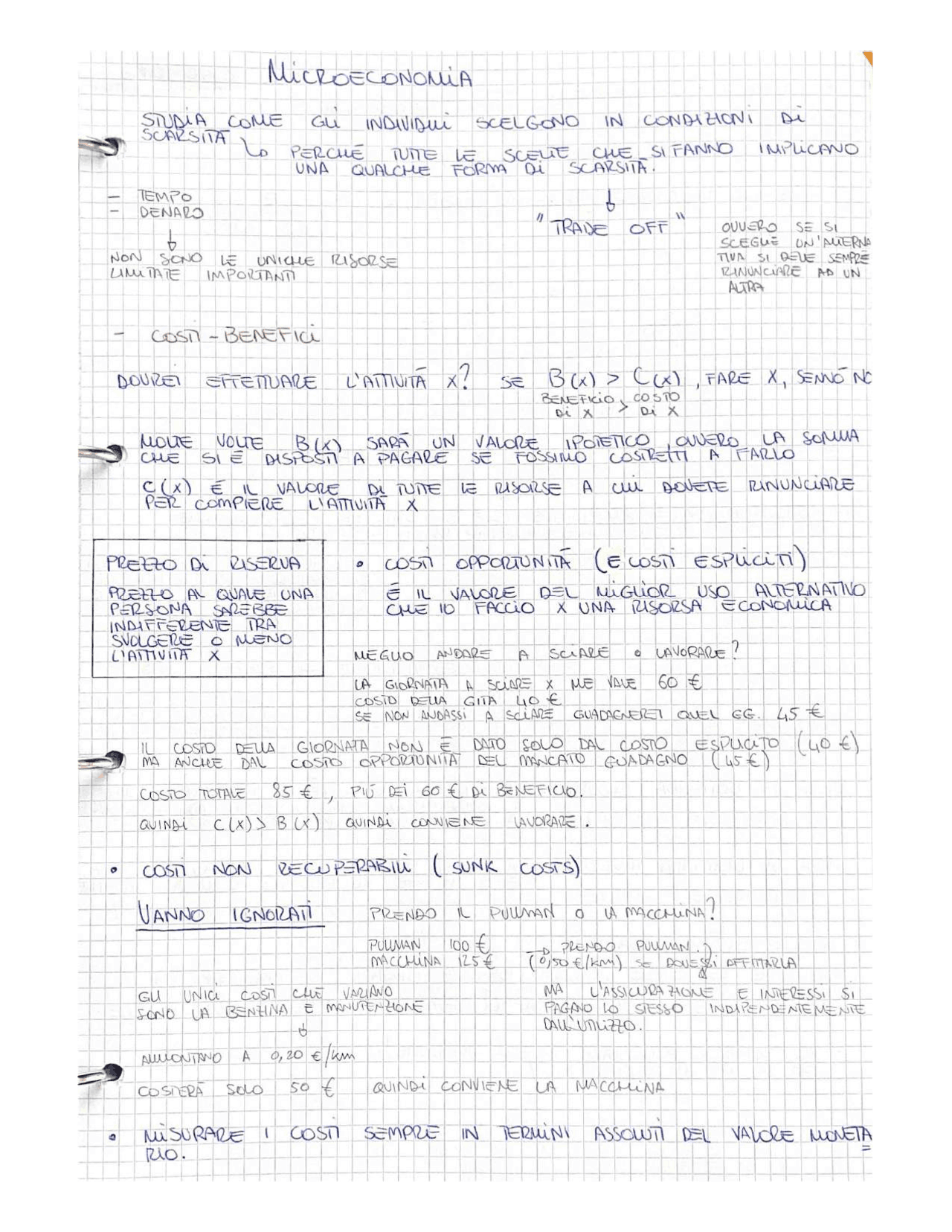 Appunti Microeconomia Docsity