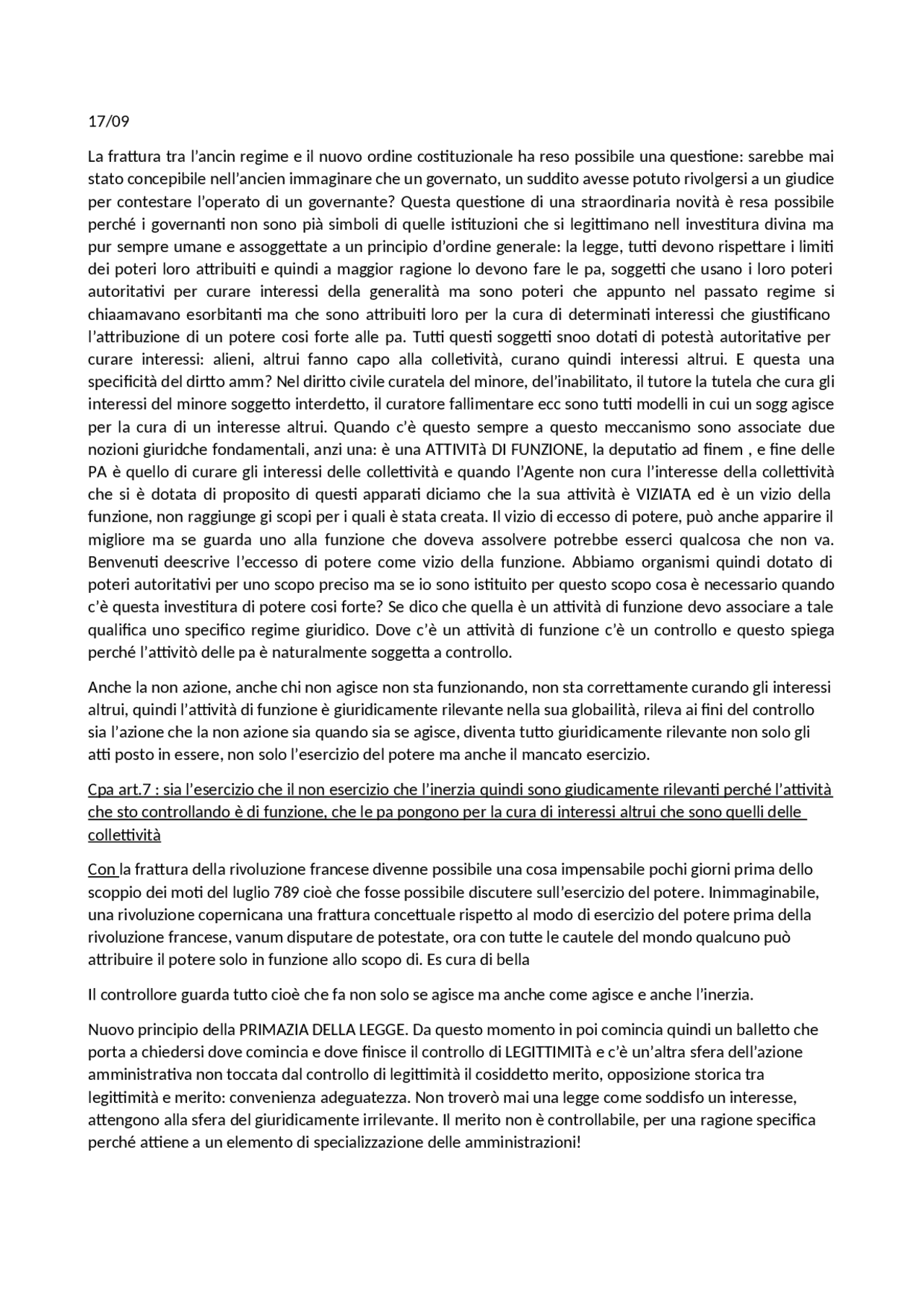 Lezione Ancien Regime Dir Proc Amm Docsity
