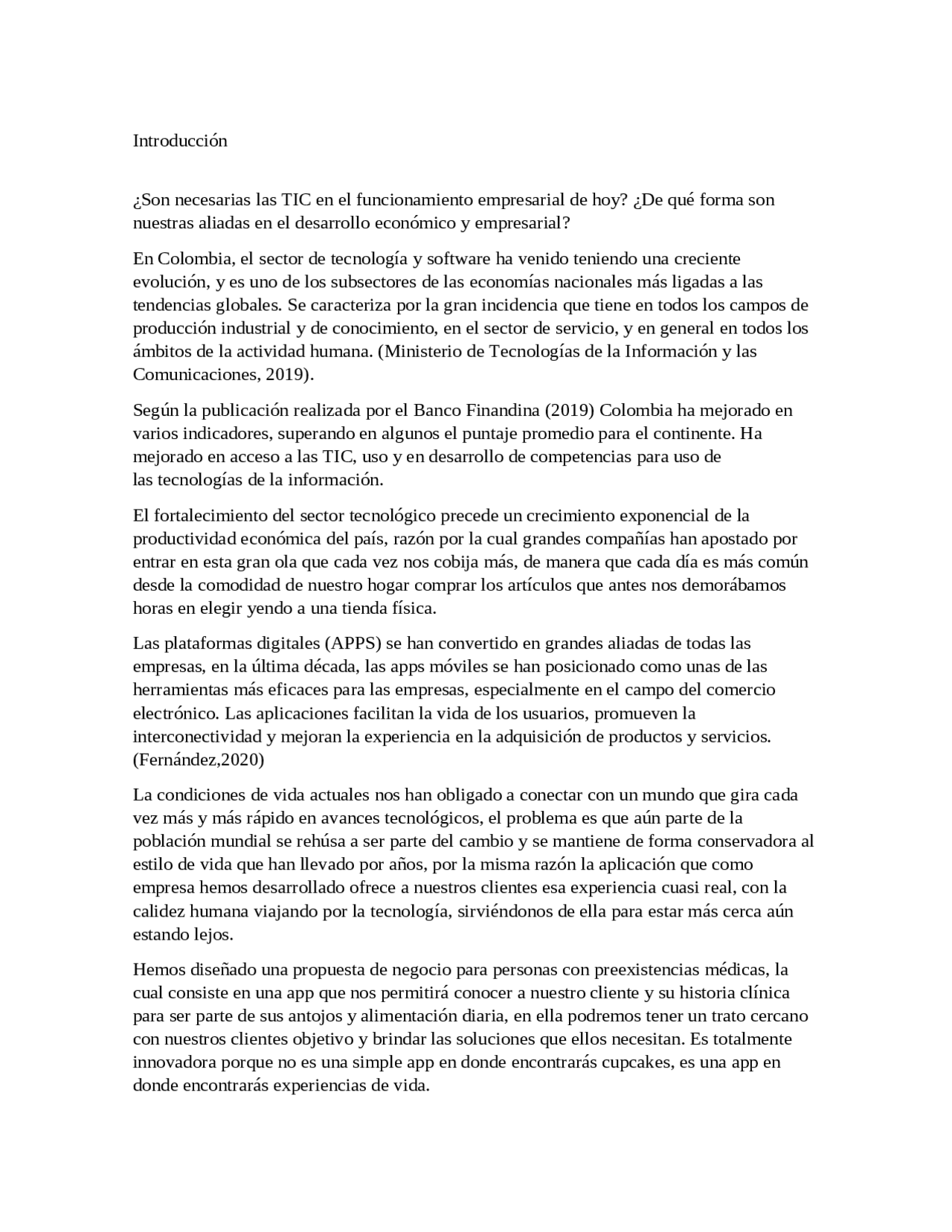 PARTES DE UNA INTRODUCCION - Docsity