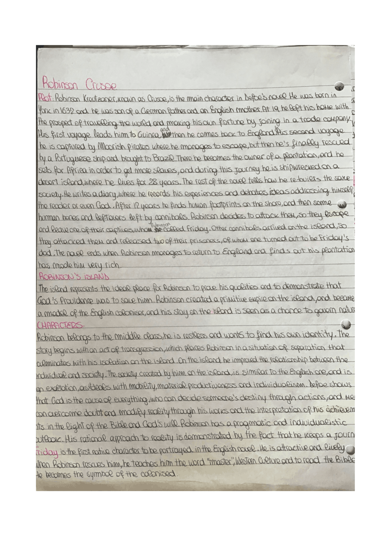 Daniel Defoe Life And Worksrobinson Crusoe Docsity