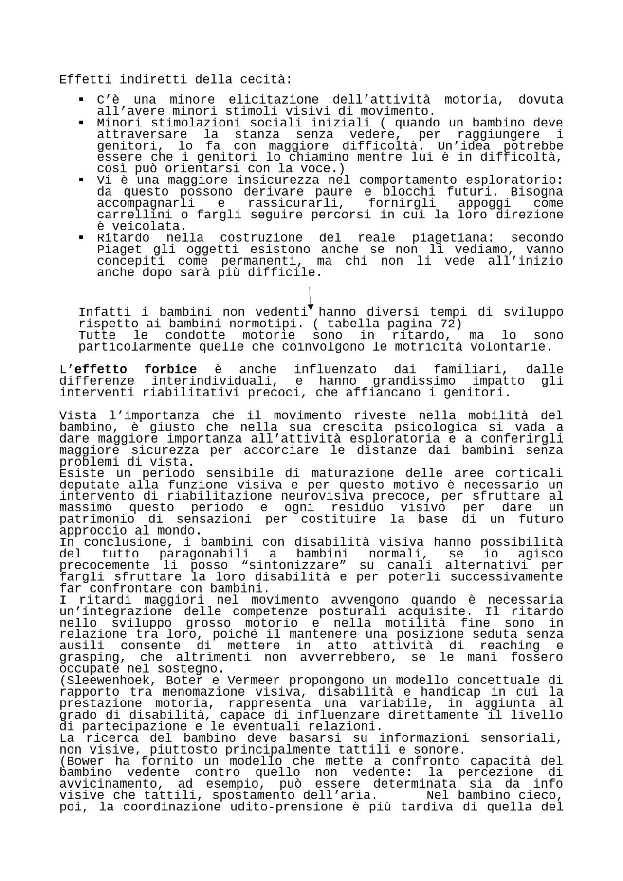 Psicologia Delle Disabilità Docsity